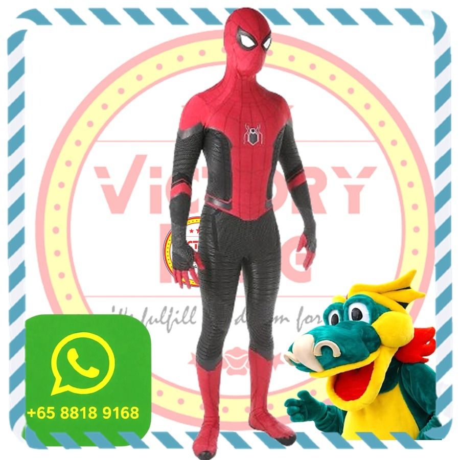 🕷️ Spider-Man (Red) Costume, Hobbies & Toys, Occasions & Party Supplies ...