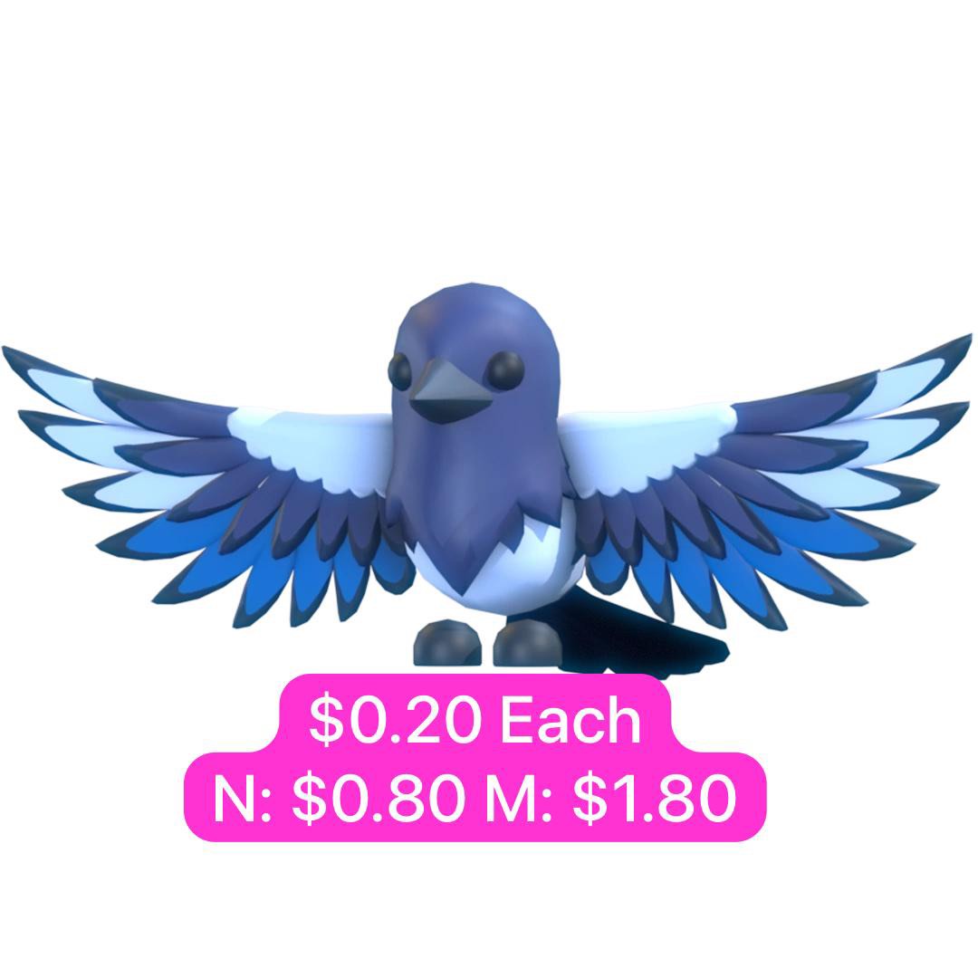 Adopt Me Magpie, Video Gaming, Gaming Accessories, In-Game Products on ...