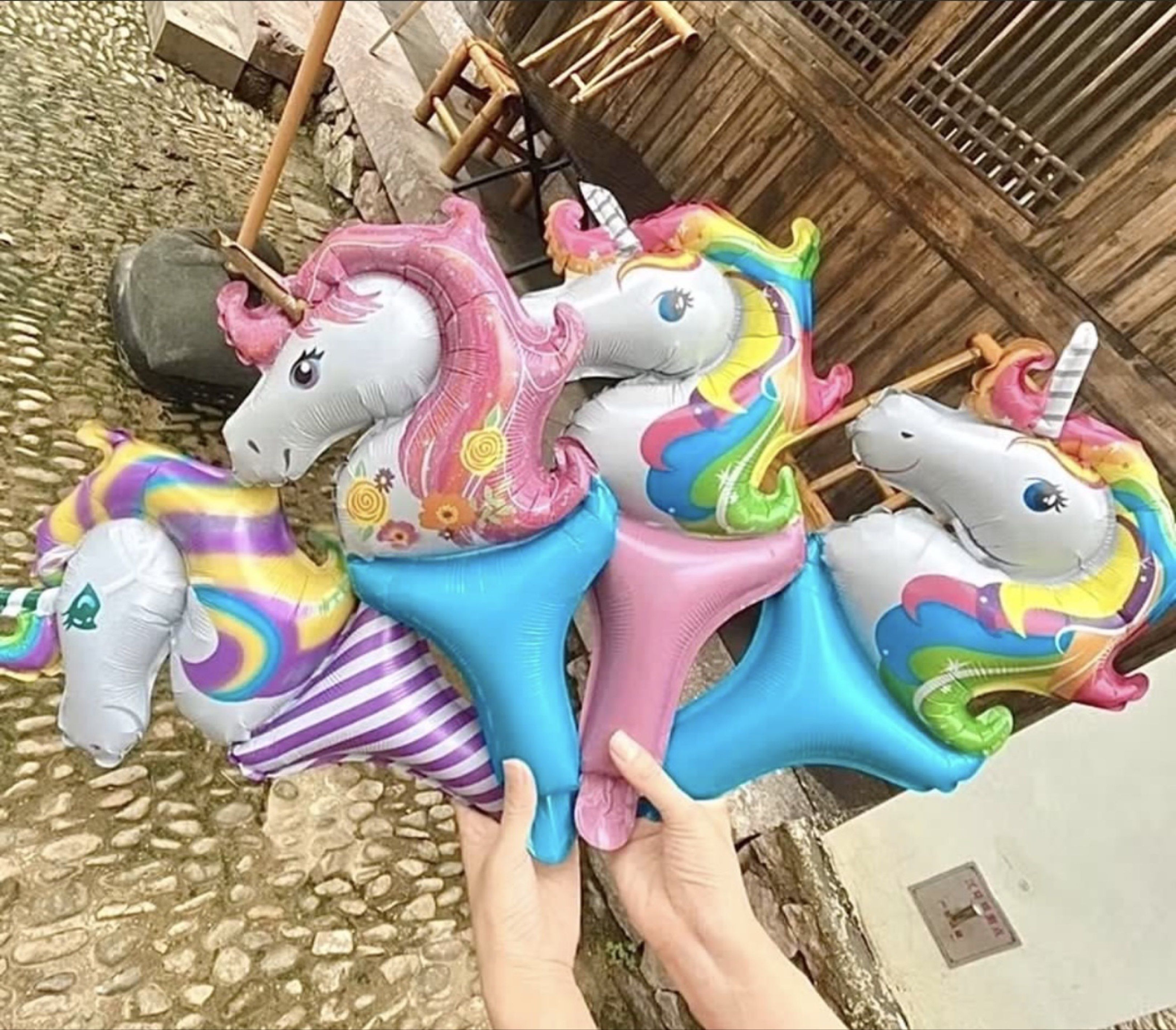 Adorable Party Handheld Foil balloon. Mixture random assorted designs ...