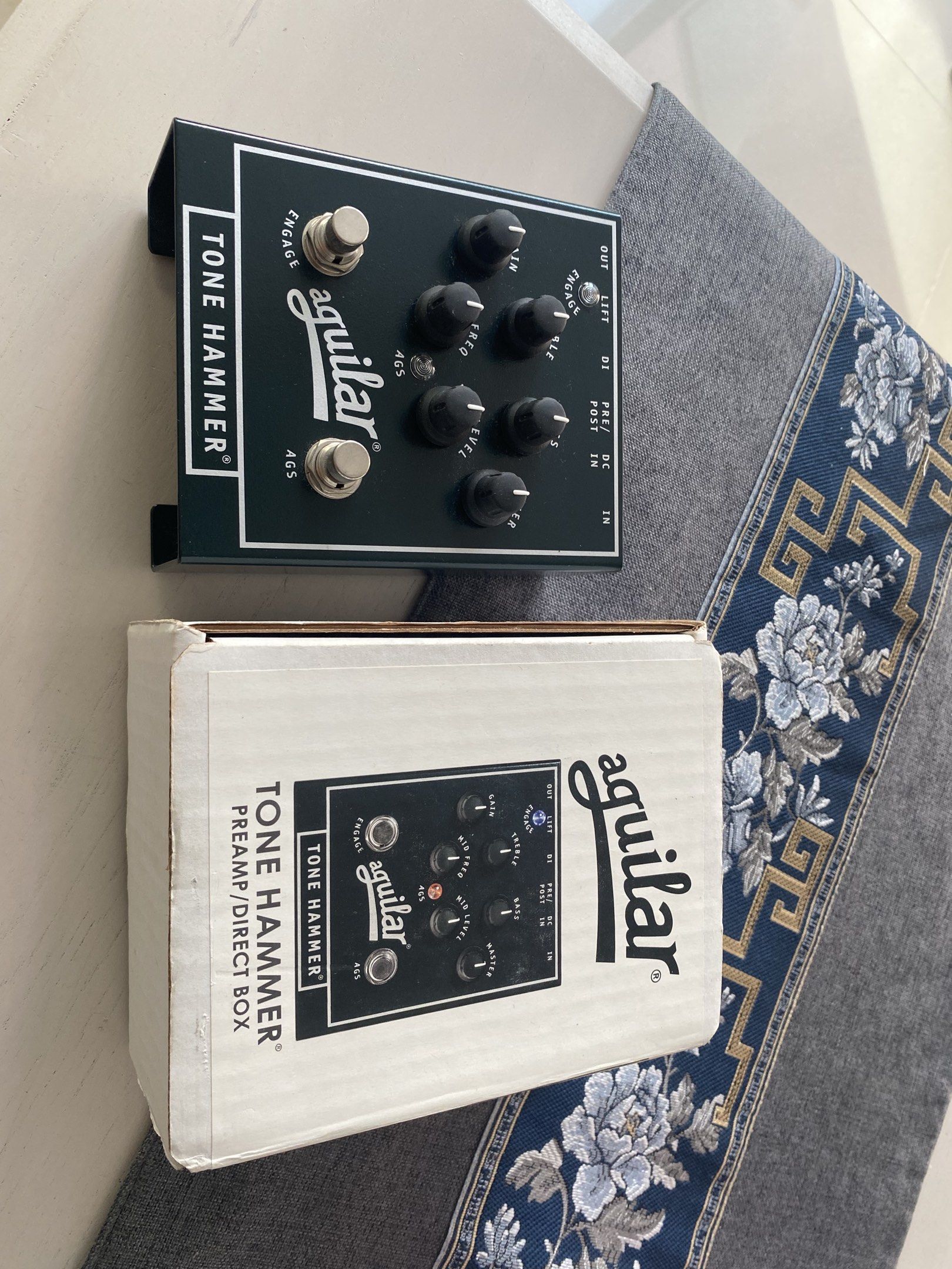 Aguilar Tone Hammer Bass Preamp/DI, Hobbies & Toys, Music & Media ...