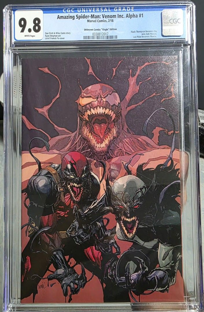 Amazing Spider-Man: Venom Inc. Alpha #1 CGC 9.8, Hobbies & Toys, Books ...