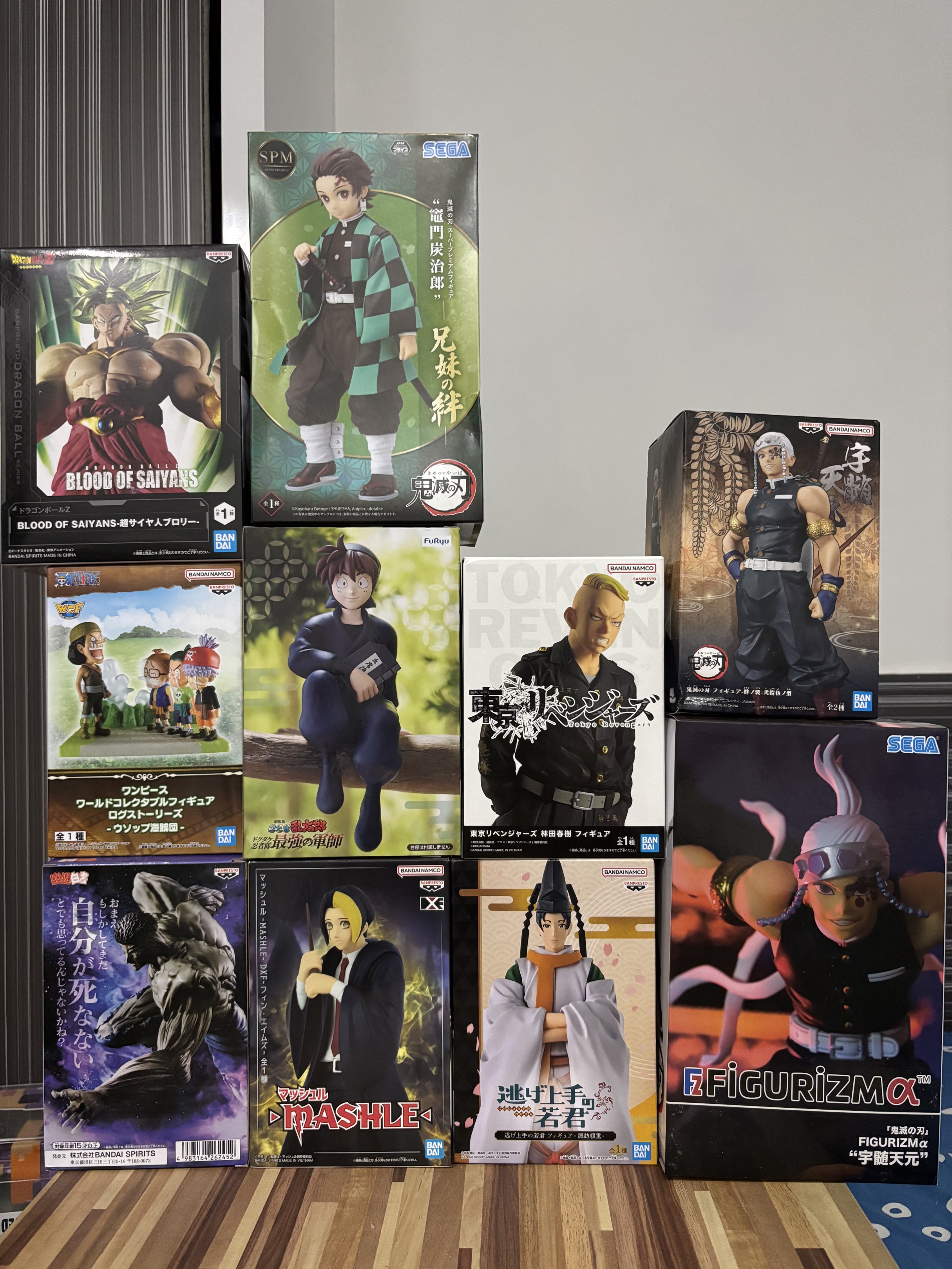 [ALL FOR $55]Anime Figure Collection - Demon Slayer Tanjiro, Tengen ...