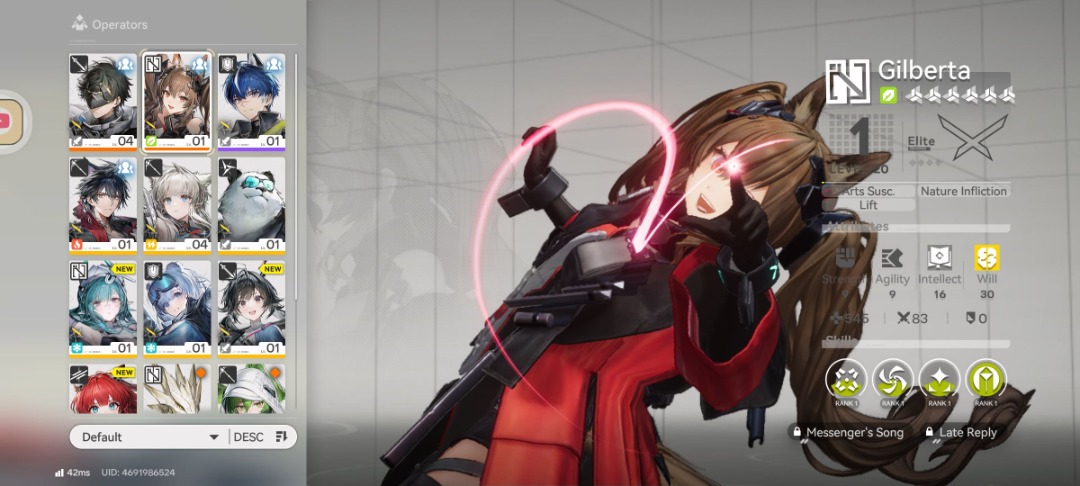 Arknights:Endfield Gilberta starter acc, Video Gaming, Video Games ...