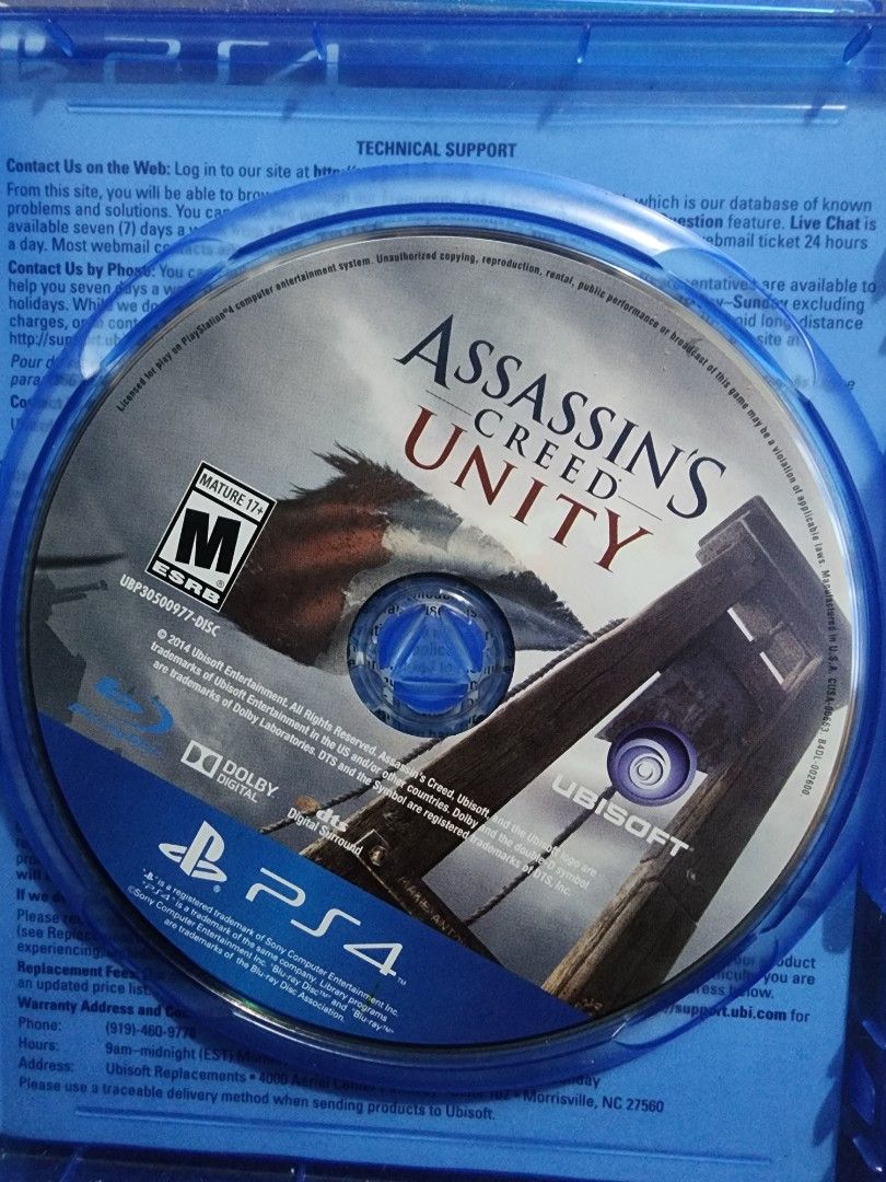 Assassin's Creed Unity - PS4 Limited Edition, Video Gaming, Video Games ...