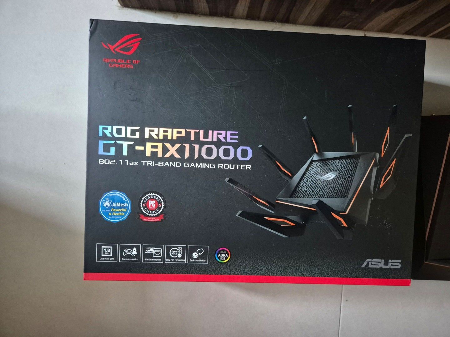 ASUS ROG Rapture GT-AX11000 Tri-Band Gaming Router, Computers & Tech ...