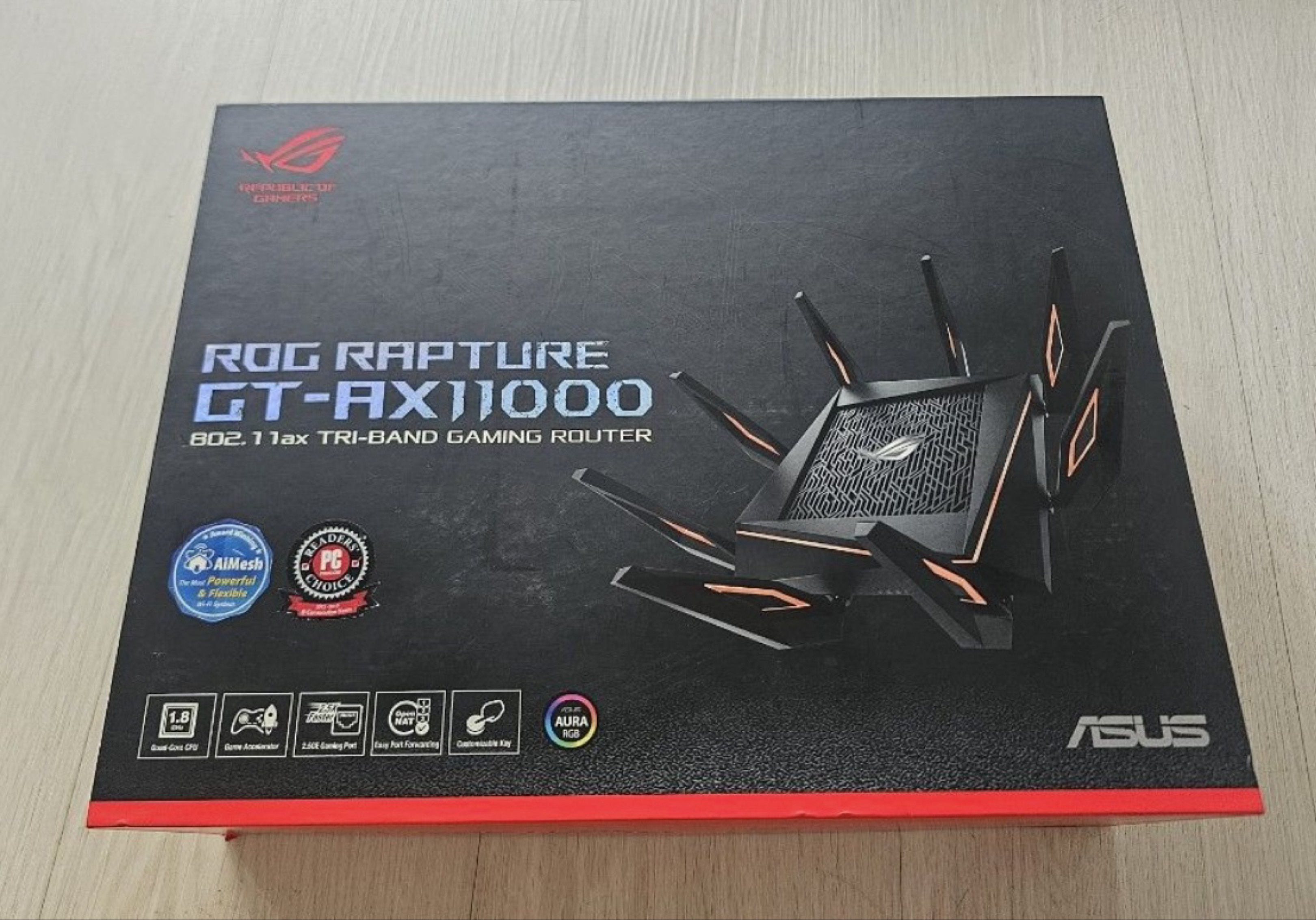 ASUS ROG Rapture GT-AX11000 Tri-Band Gaming Router, Computers & Tech ...
