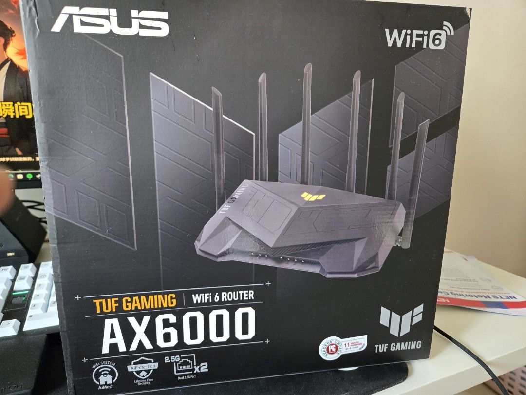 ASUS TUF Gaming AX6000 WiFi 6 Router, Computers & Tech, Parts ...