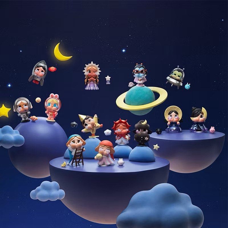 Authentic Pop Mart Cry Baby Crying to the Moon Series Blind Box Full ...