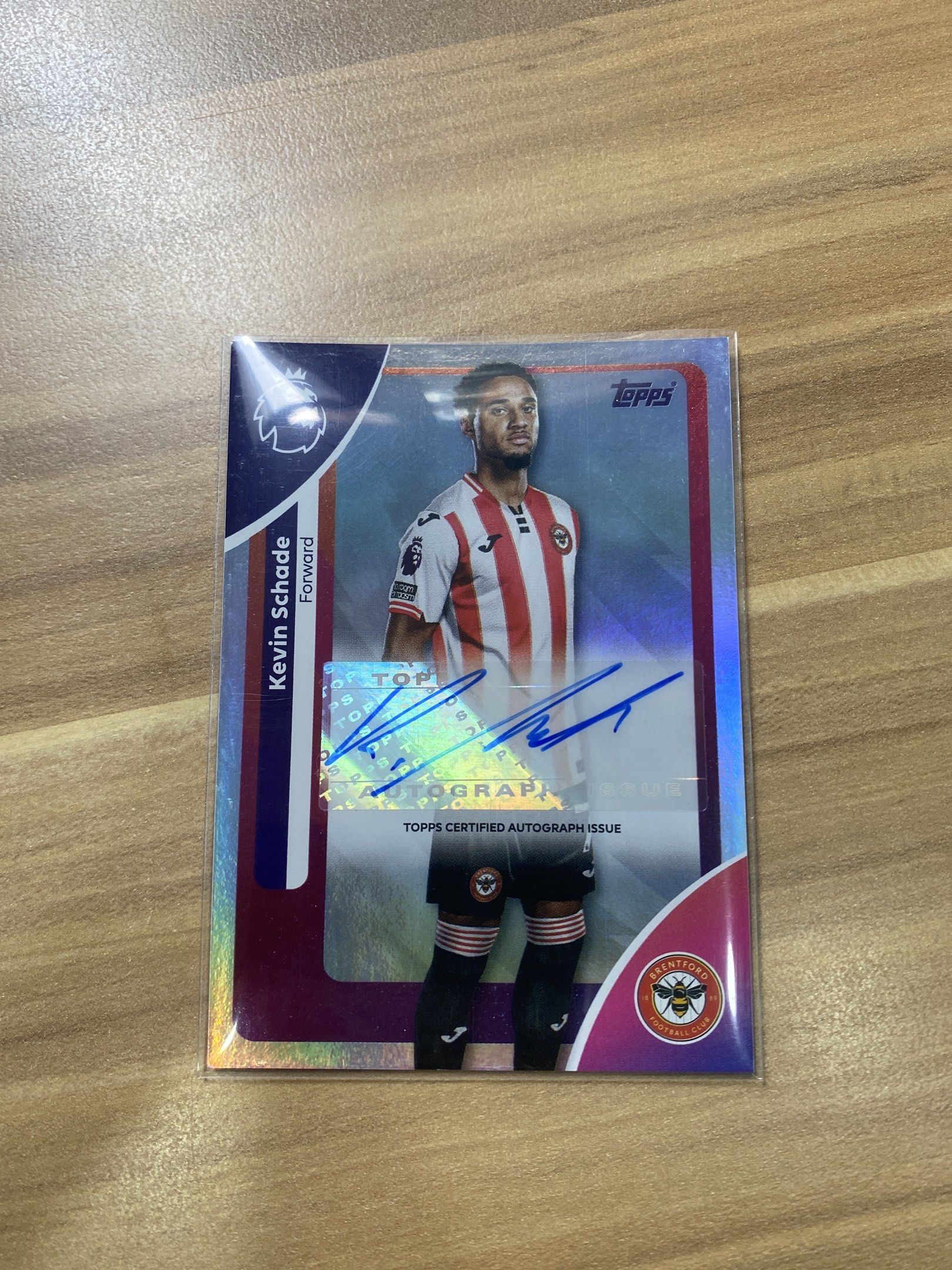 Autograph Kevin SchadeTopps Premier League, Hobbies & Toys, Toys ...