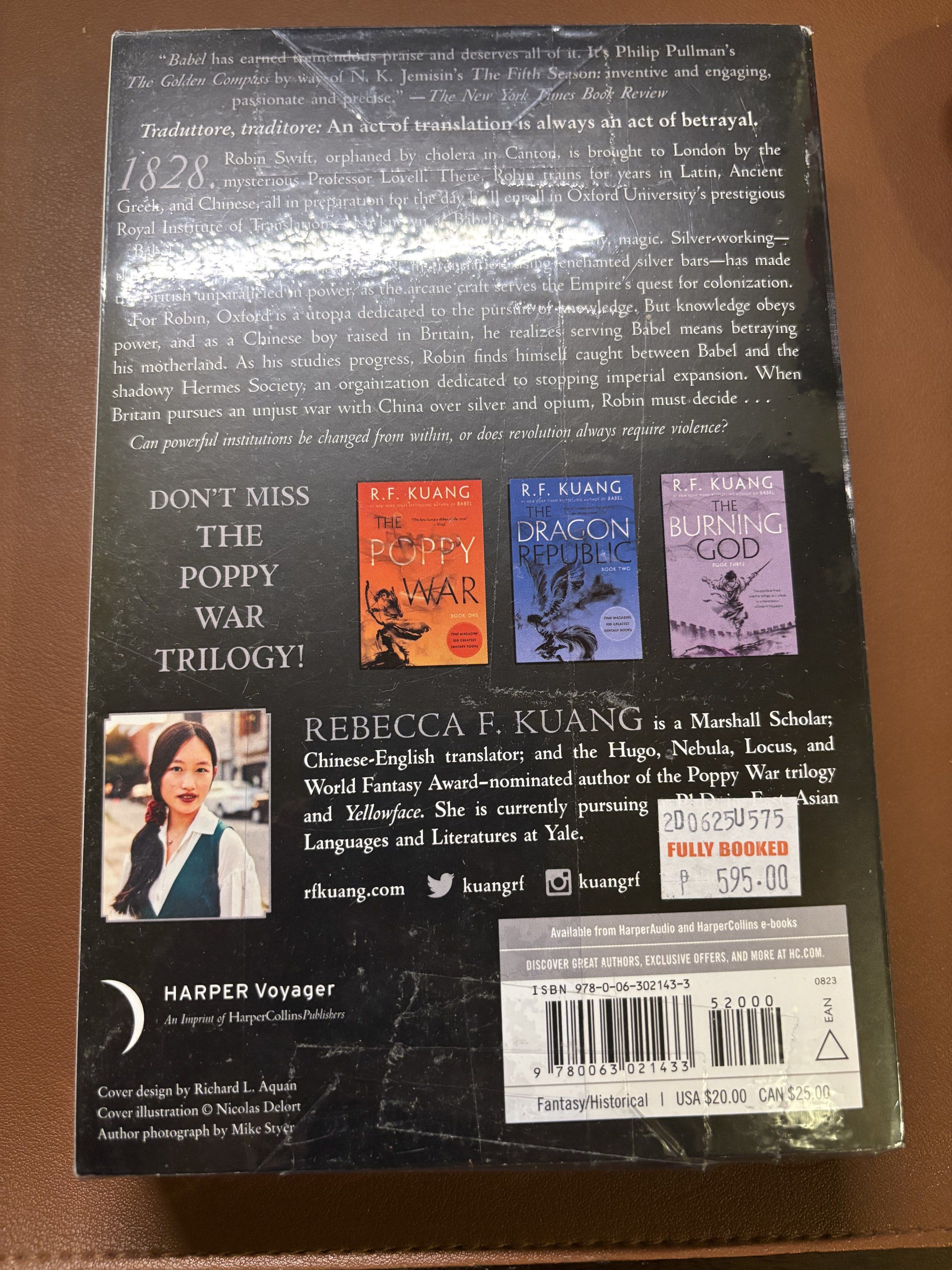 Babel: An Arcane History by R.F. Kuang, Hobbies & Toys, Books ...