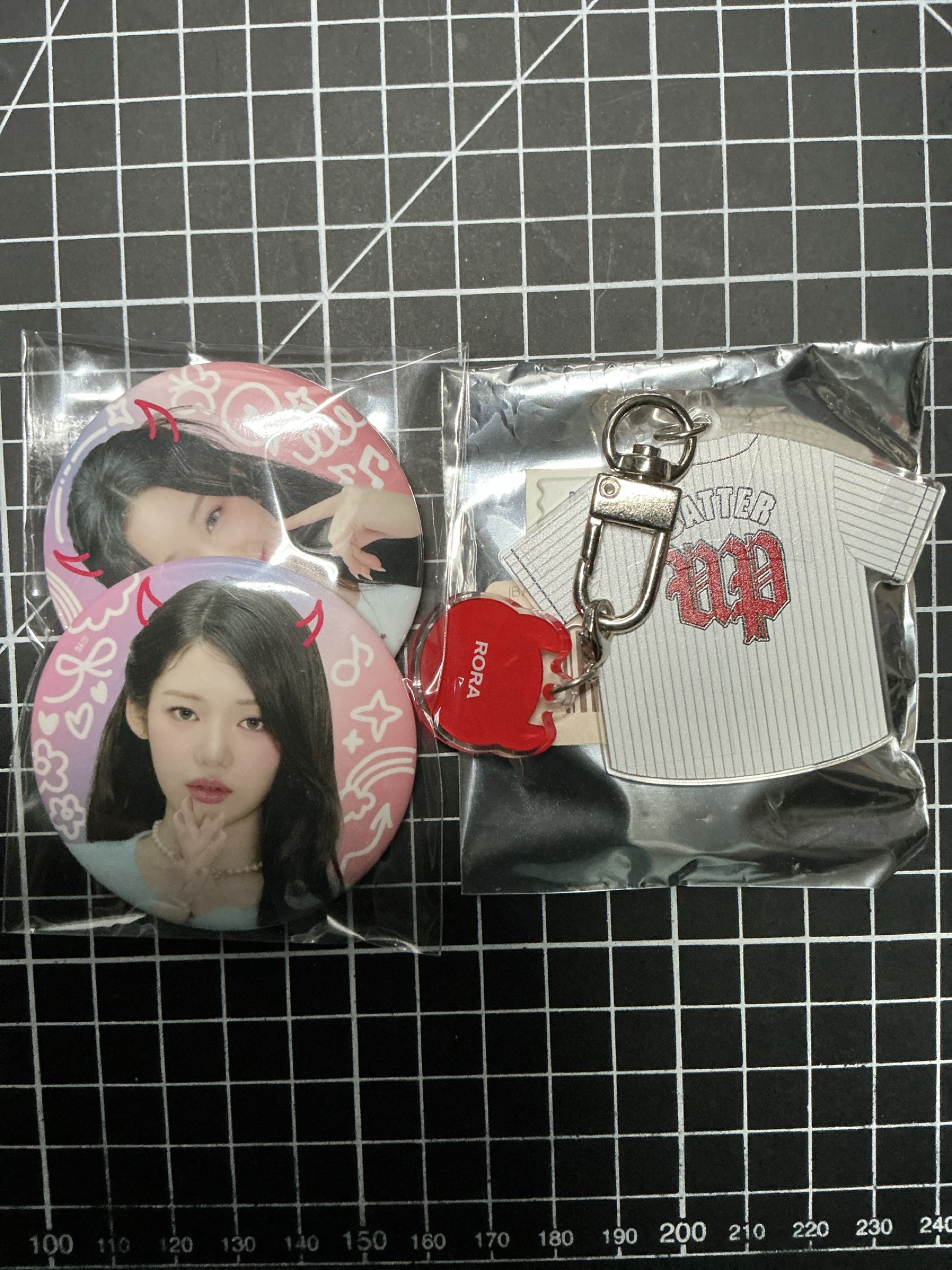 Babymonster japan pin badge and keychain, Hobbies & Toys, Memorabilia ...
