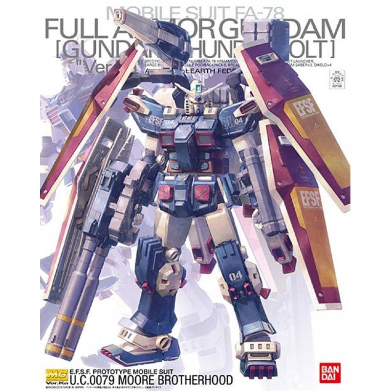 Bandai MG 1/100 Full Armor Gundam Thunderbolt Ver. Ka, Hobbies & Toys ...