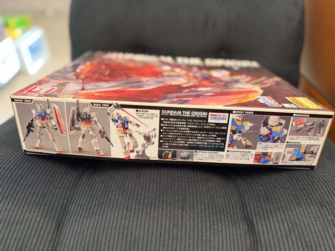 Bandai MG 1/100 Gundam The Origin RX-78-02, Hobbies & Toys, Toys ...