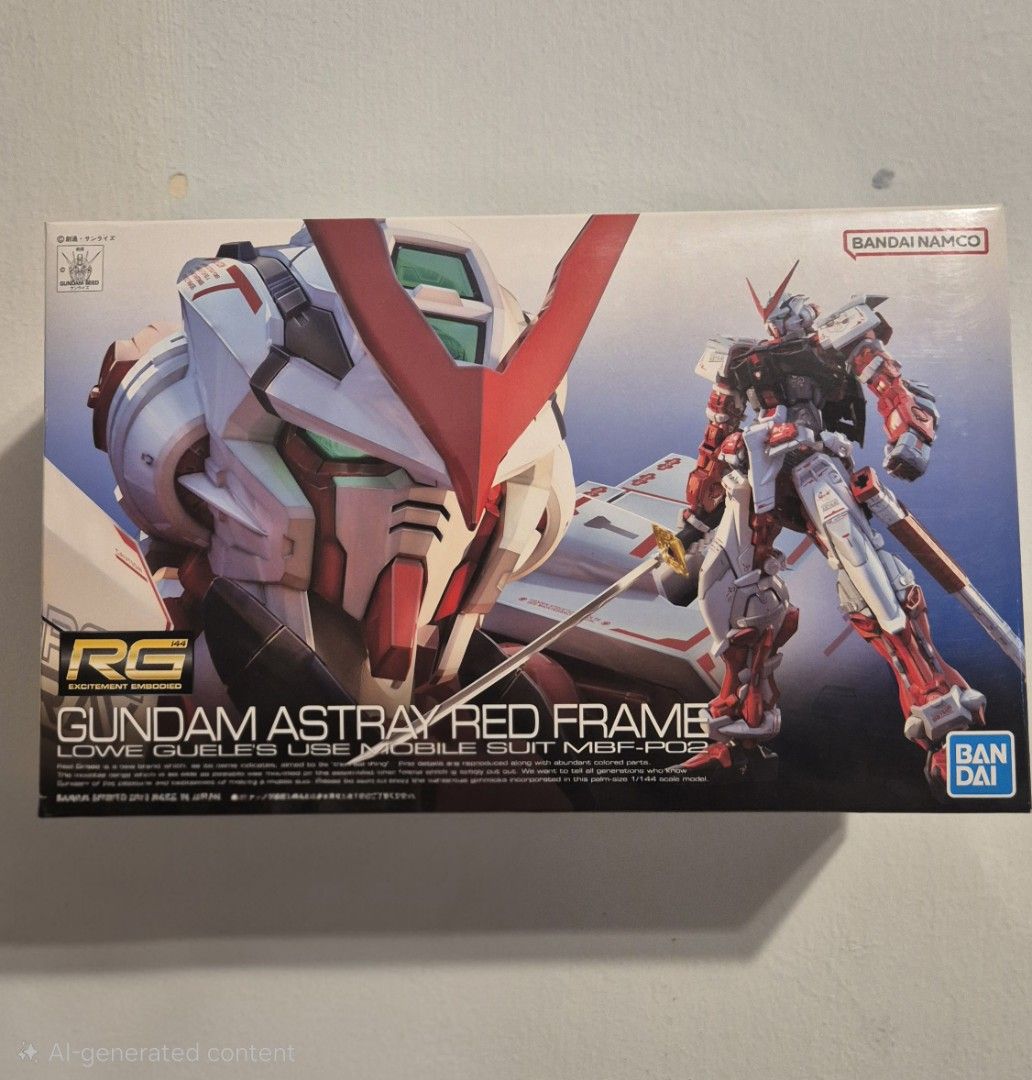 Bandai RG 1/144 Gundam Astray Red Frame, Hobbies & Toys, Toys & Games ...