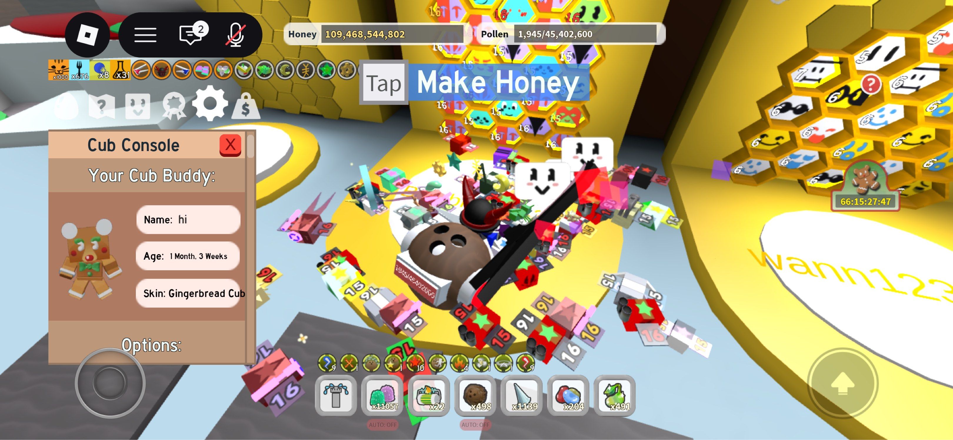 Bee Swarm Simulator Account - High Honey & Resources, Video Gaming ...