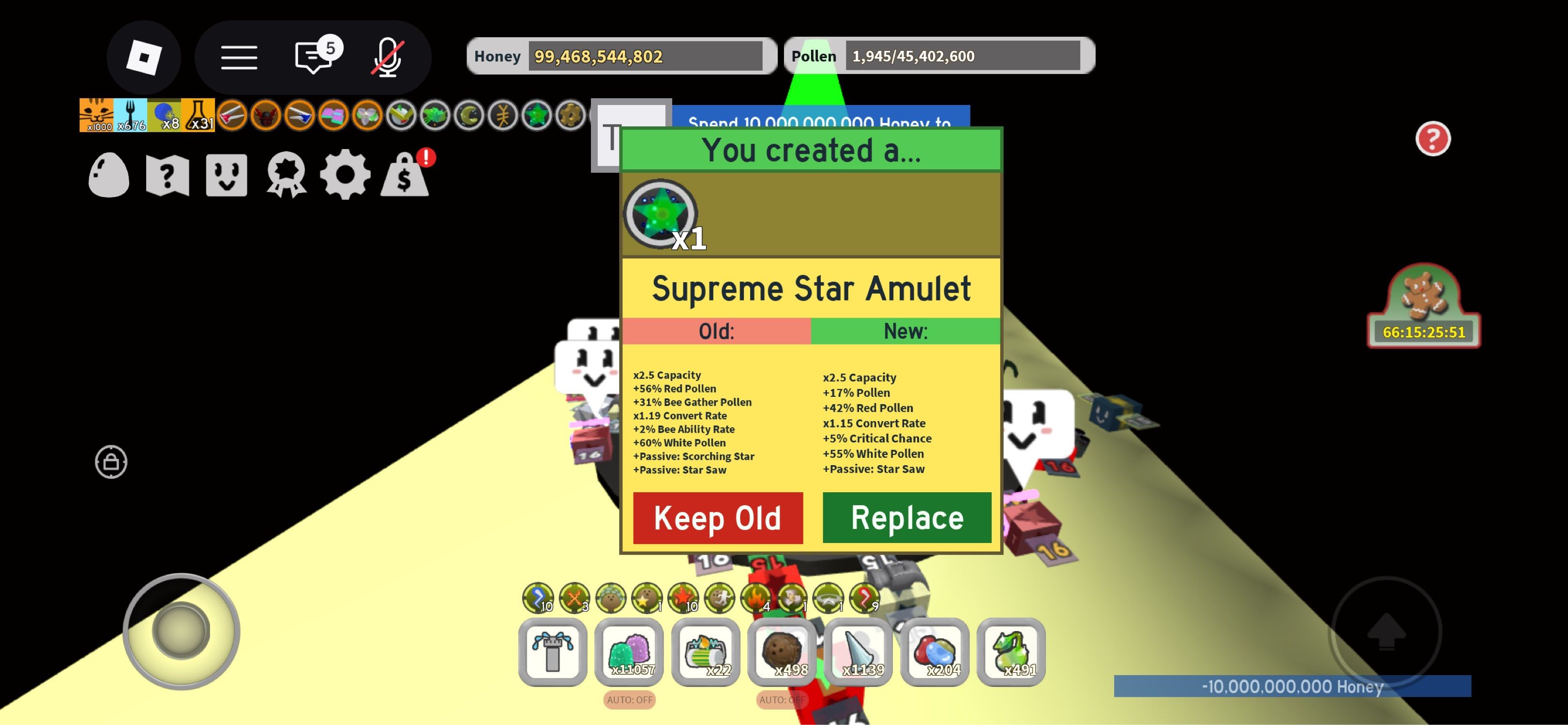 Bee Swarm Simulator Account - High Honey & Resources, Video Gaming ...