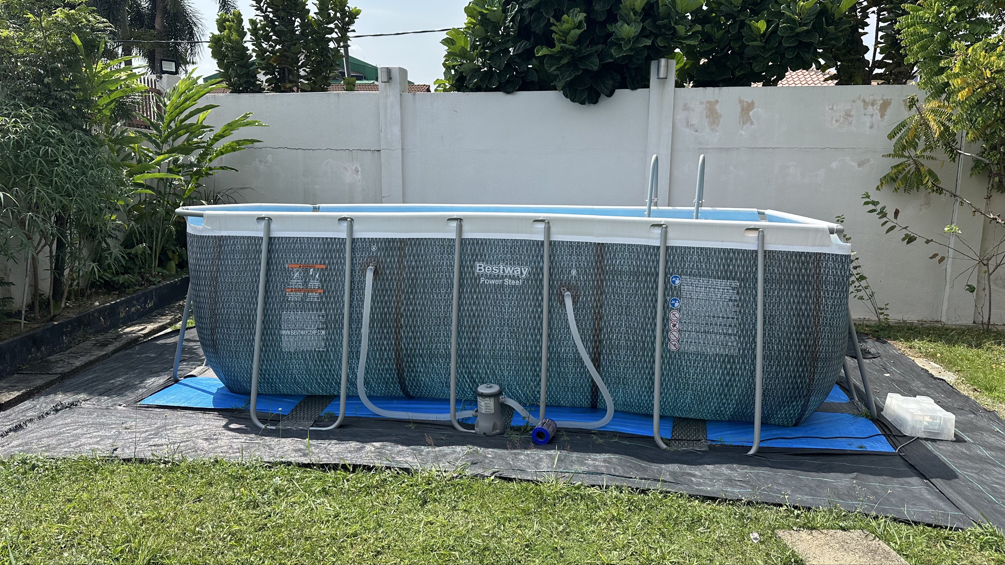 Bestway Power Steel Above Ground Pool, Sports Equipment, Sports & Games ...