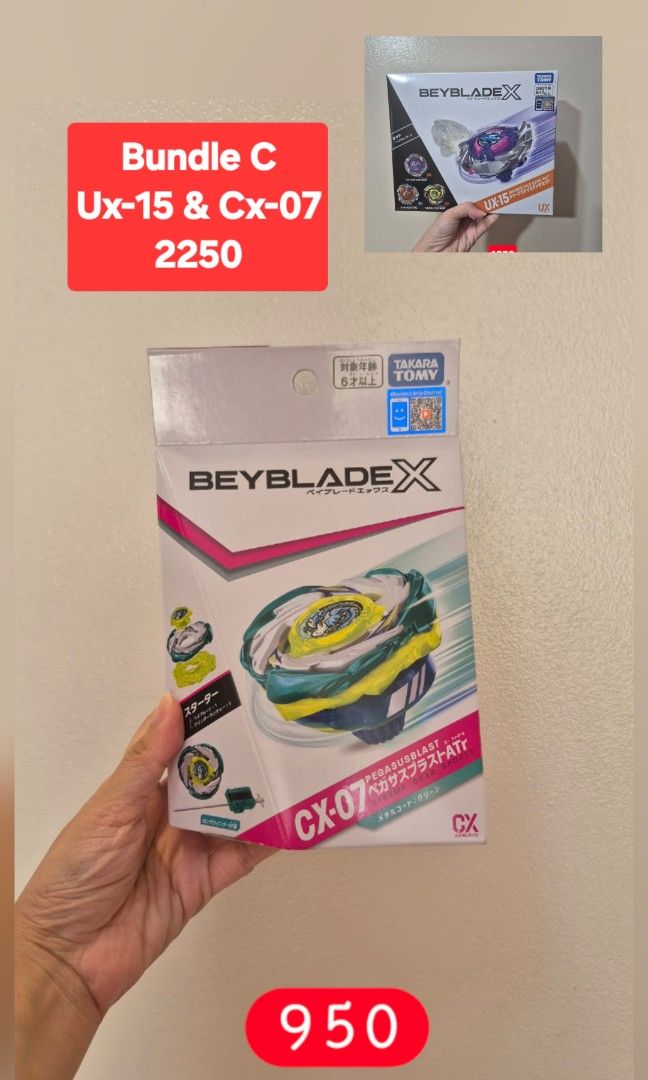 BEYBLADE X UX 15 bundles, Hobbies & Toys, Toys & Games on Carousell