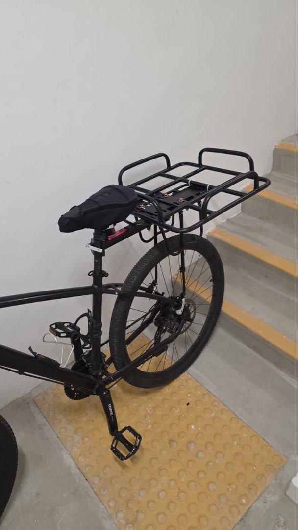 Black Bike Rack for Mountain Bike, Sports Equipment, Bicycles & Parts ...