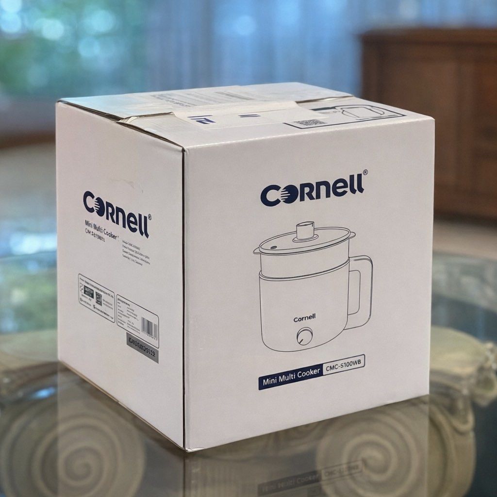 BNIP Cornell 1.5L Mini Multi Cooker with Steam Tray CMCS1500X, TV ...