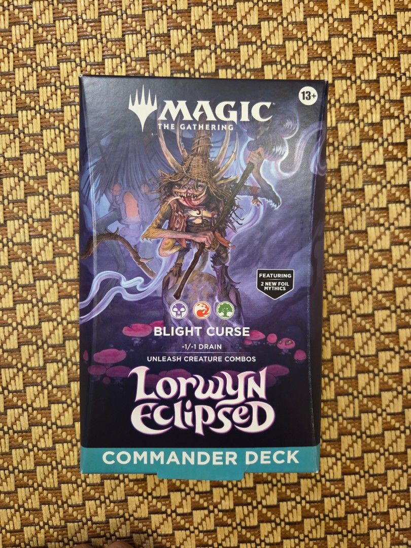 Brand New Magic The Gathering Lorwyn Eclipsed Commander Deck Blight ...