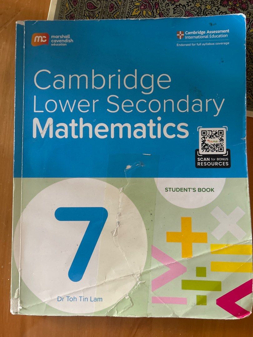 Cambridge Mathematics - Student's Book 7, Hobbies & Toys, Books & Magazines, Textbooks on Carousell