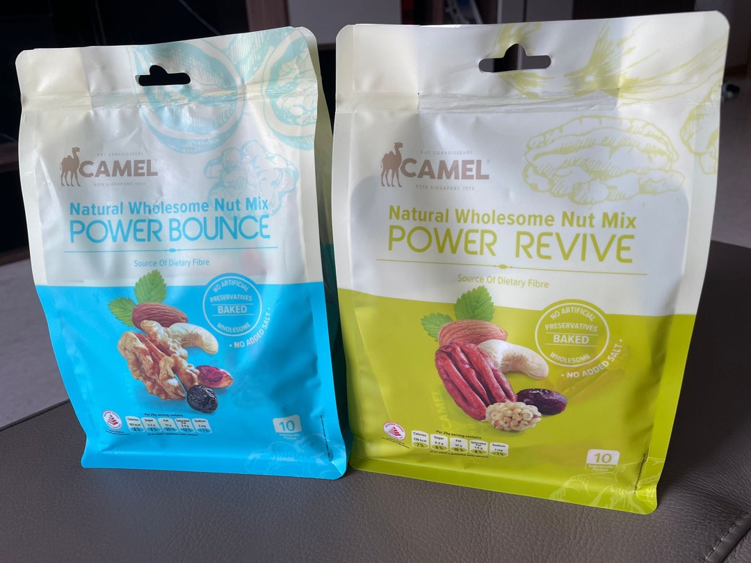 Camel Natural Wholesome Nut Mix - Power Bounce & Revive, Food & Drinks ...