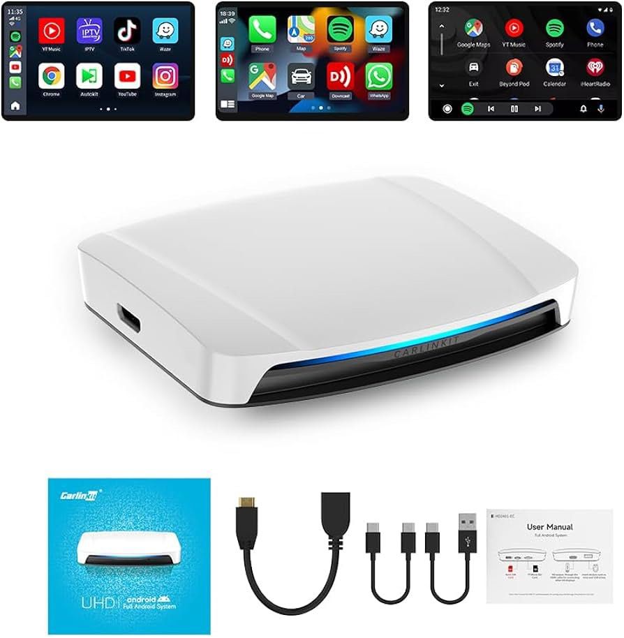 CarlinKit Android AI Box - Wireless CarPlay/Android Auto, Car ...