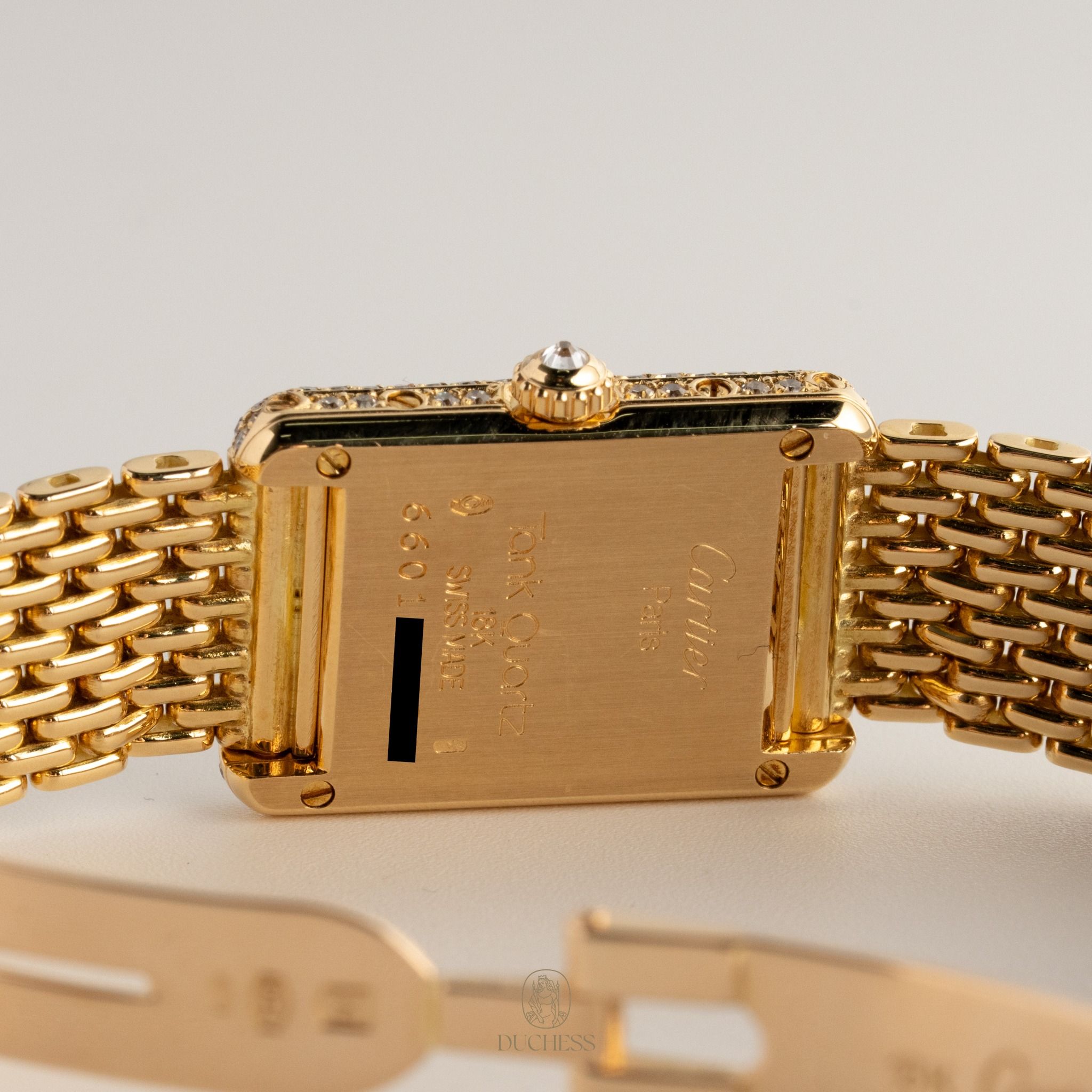 Cartier Tank Louis SM Milanese Mesh Bracelet, Luxury, Watches on Carousell