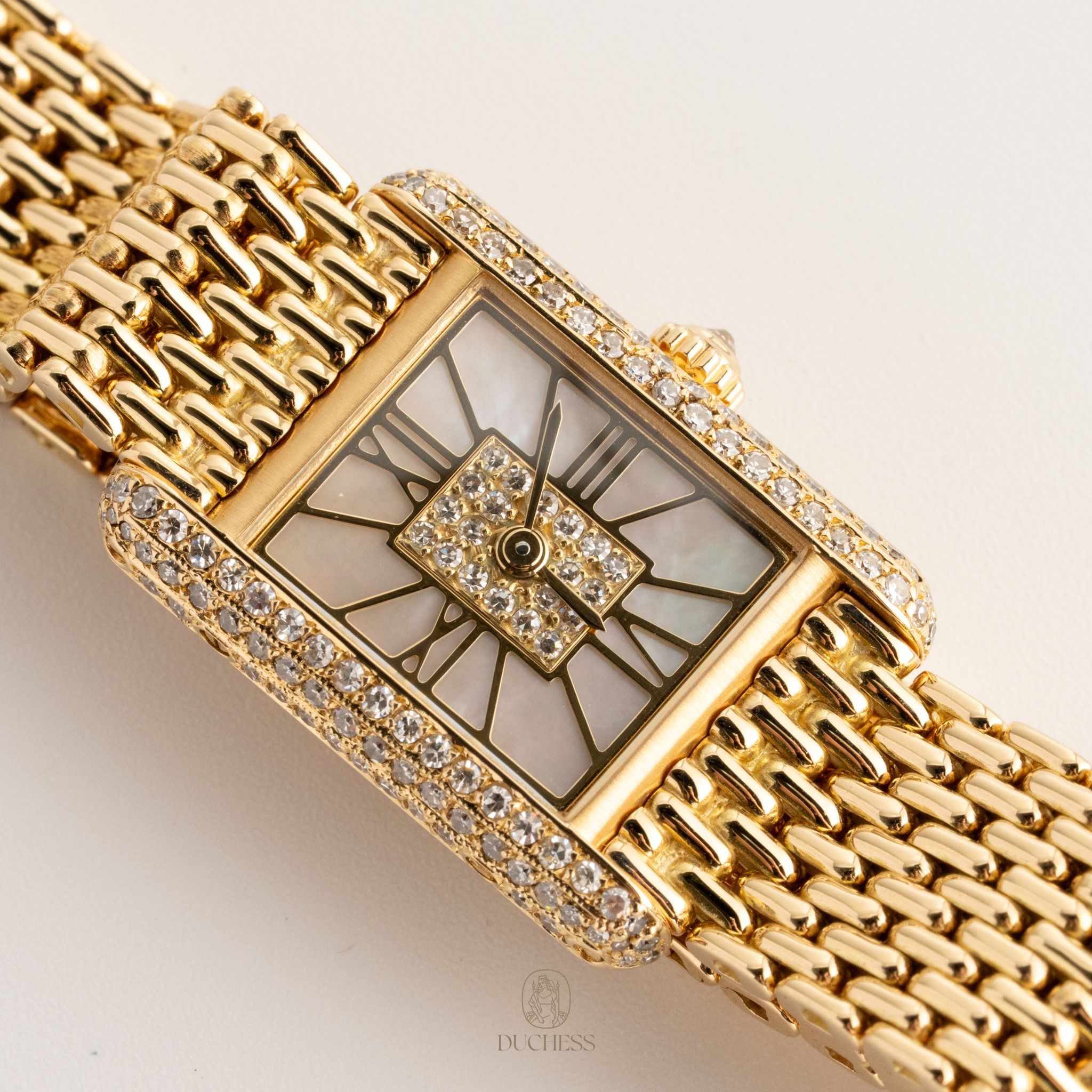 Cartier Tank Louis SM Milanese Mesh Bracelet, Luxury, Watches on Carousell