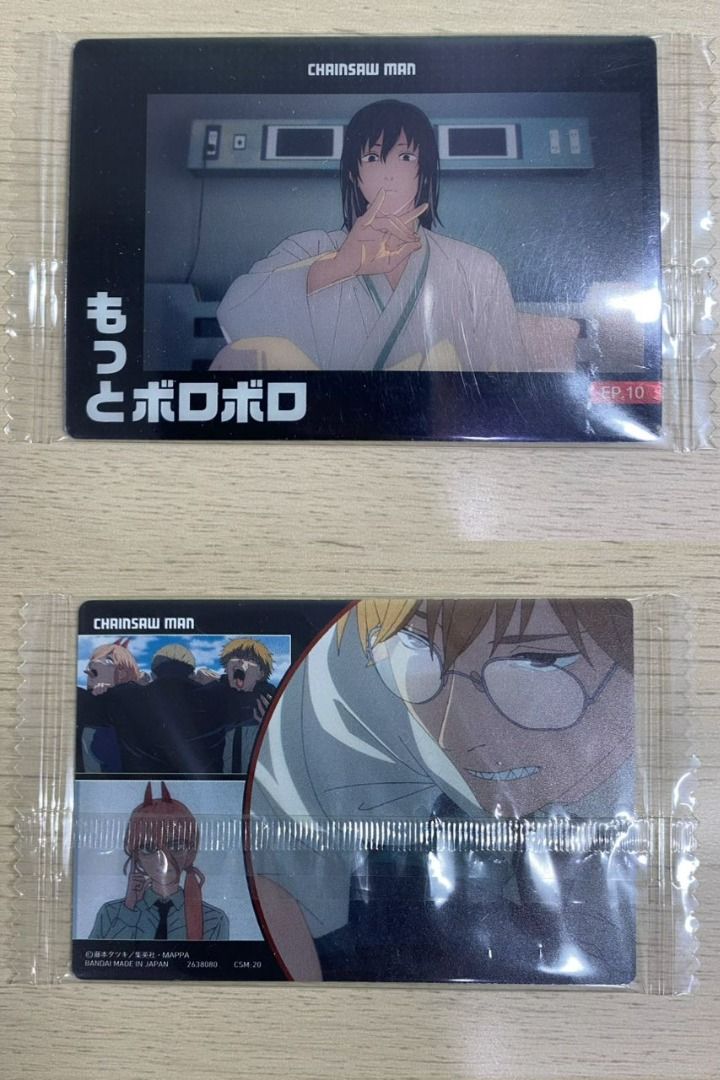 Chainsaw Man Official Collectible Card, Hobbies & Toys, Collectibles ...