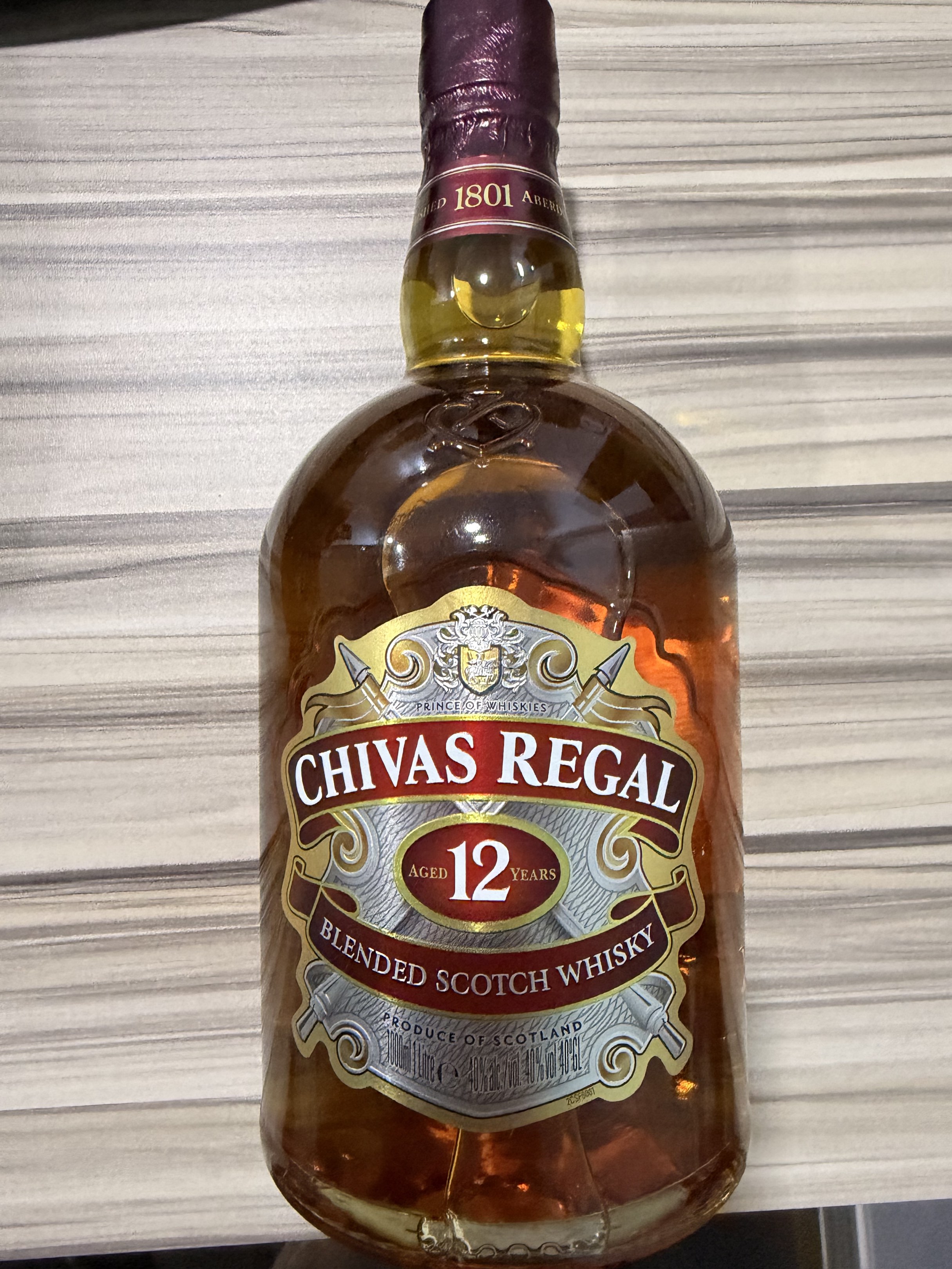Chivas Regal 12 Year Old Blended Scotch Whisky, Food & Drinks ...