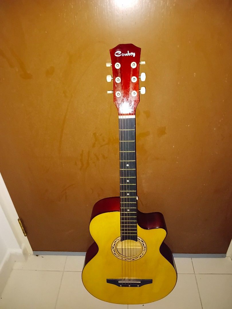 Cowboy Acoustic Guitar - Model 3810, Hobbies & Toys, Musical ...