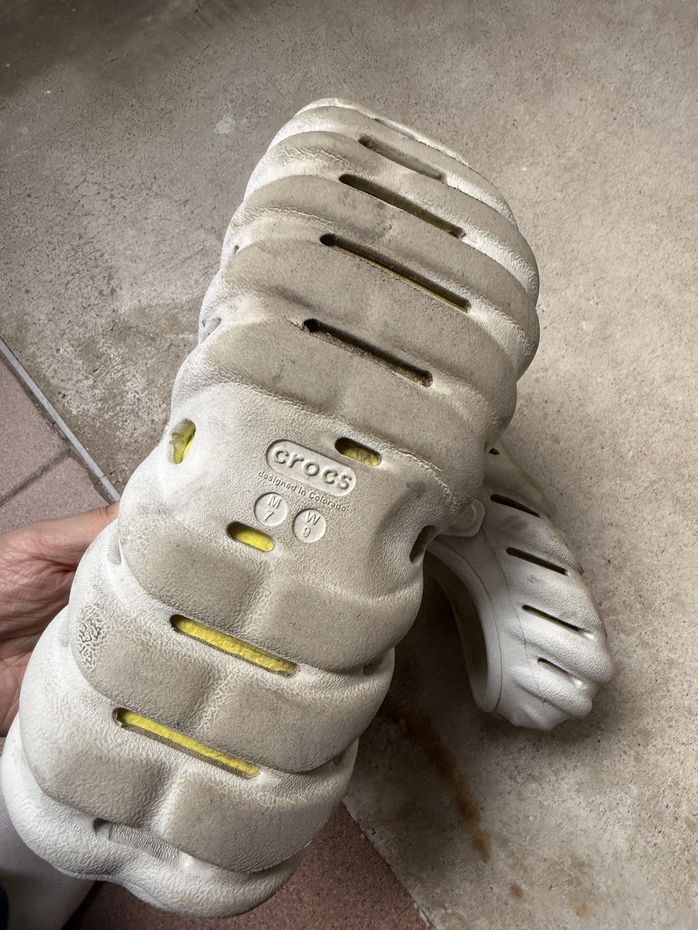 Crocs echo clogs, Men's Fashion, Footwear, Flipflops and Slides on ...