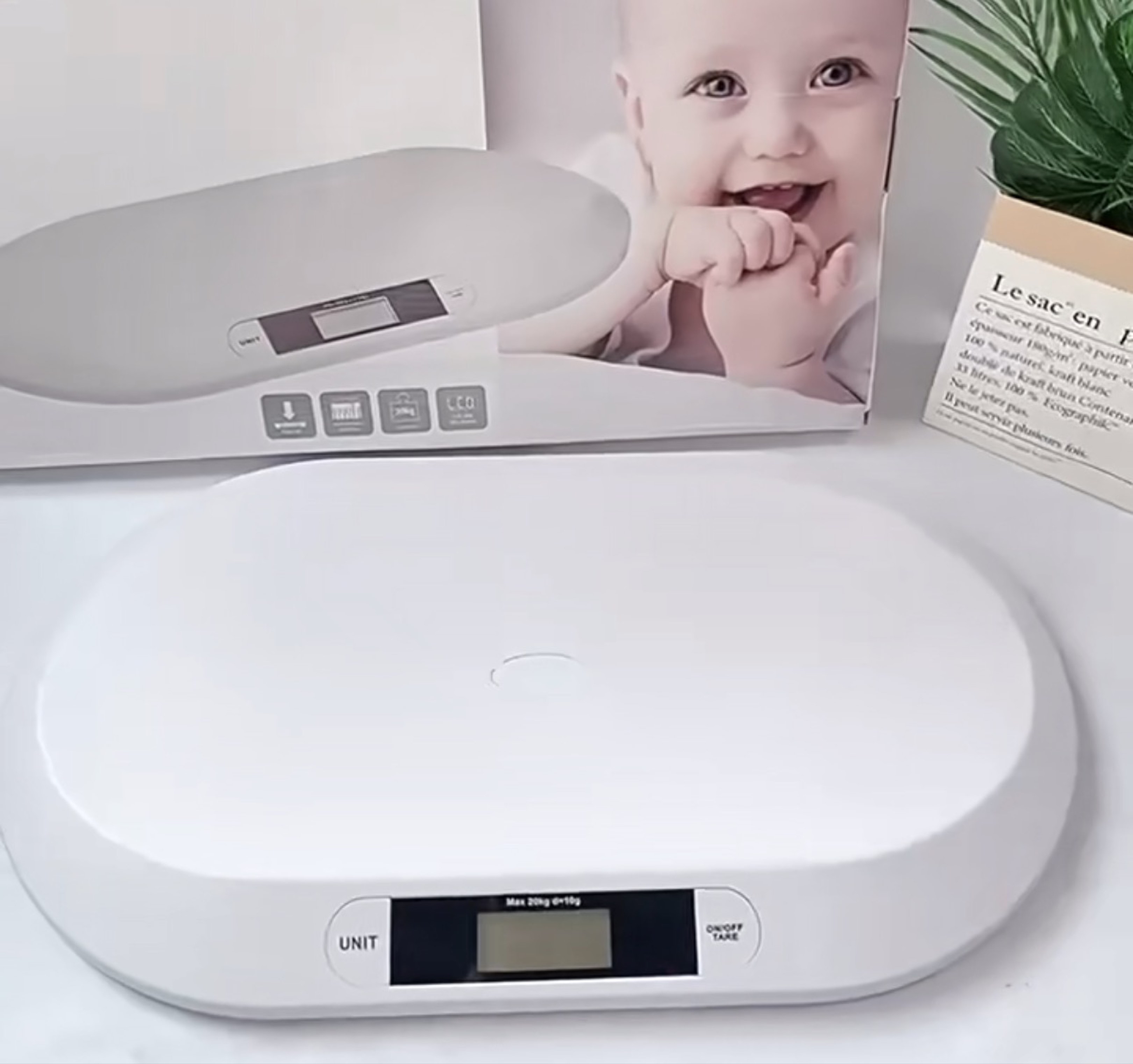 Digital Baby Scale - Supports Multi-Unit, Babies & Kids, Baby Monitors ...