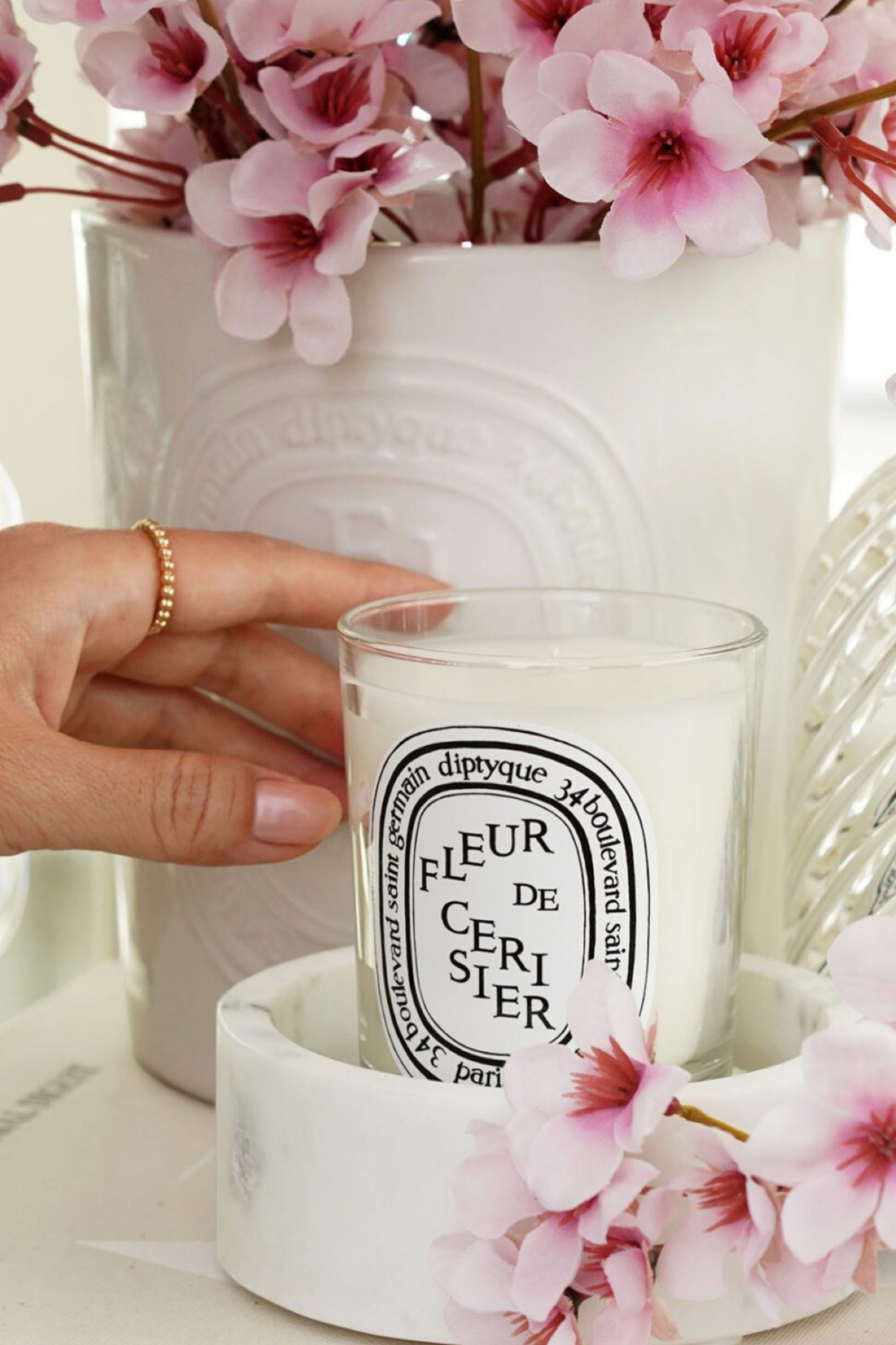 Diptyque Fleur de Cerisier Limited Edition Scented Candle 190g ...