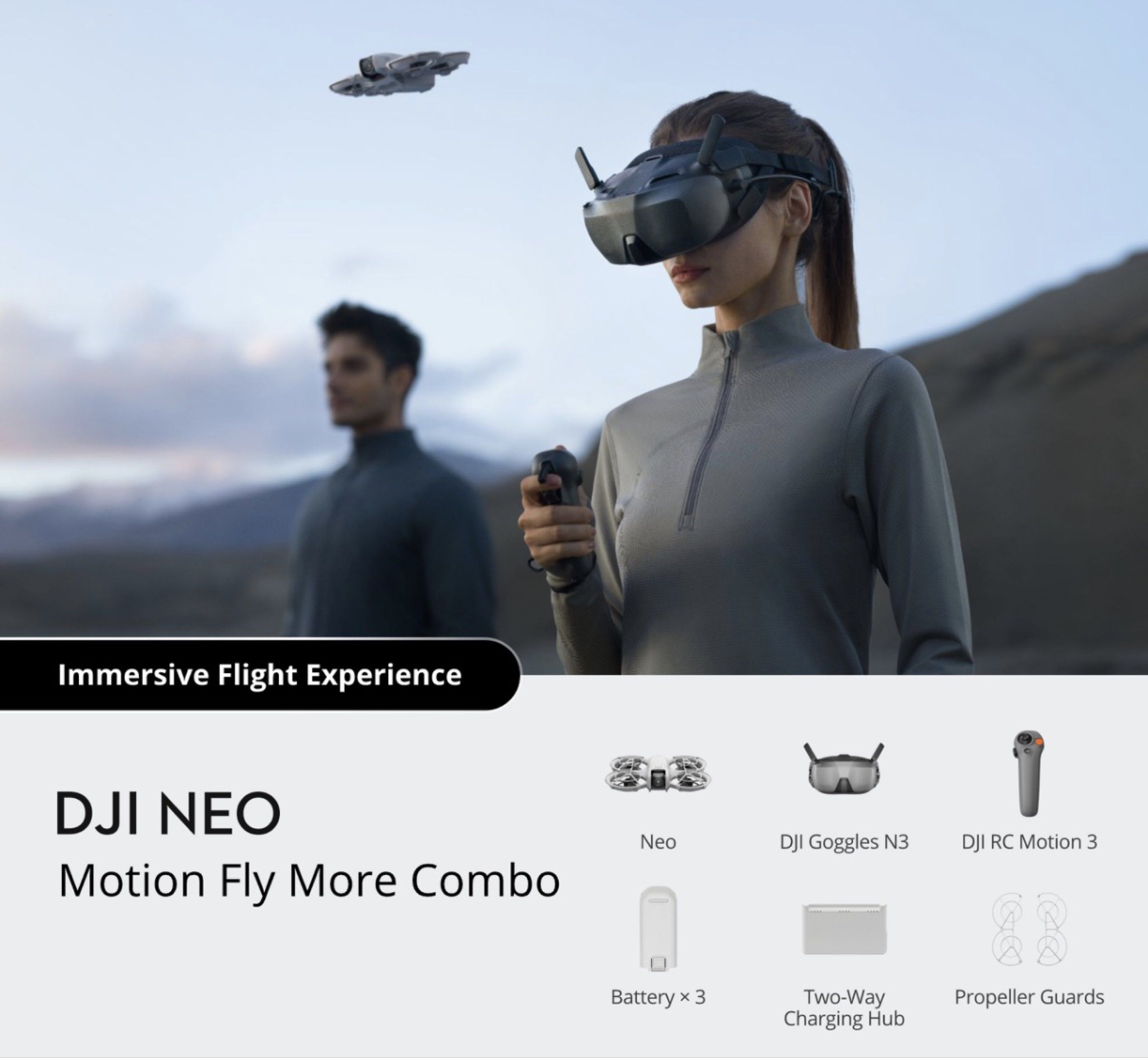 DJI Neo Motion Fly More Combo - Immersive Flight Experience ...