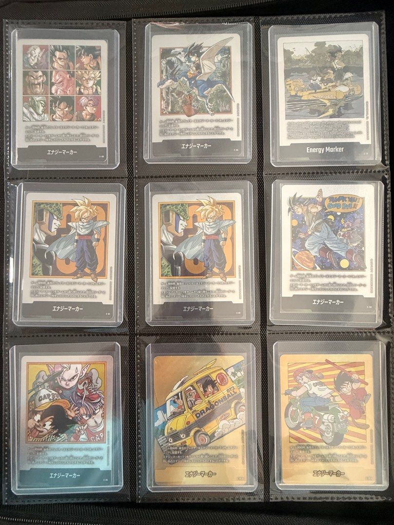 Dragon Ball Z Energy Marker Trading Cards , Hobbies & Toys, Toys ...