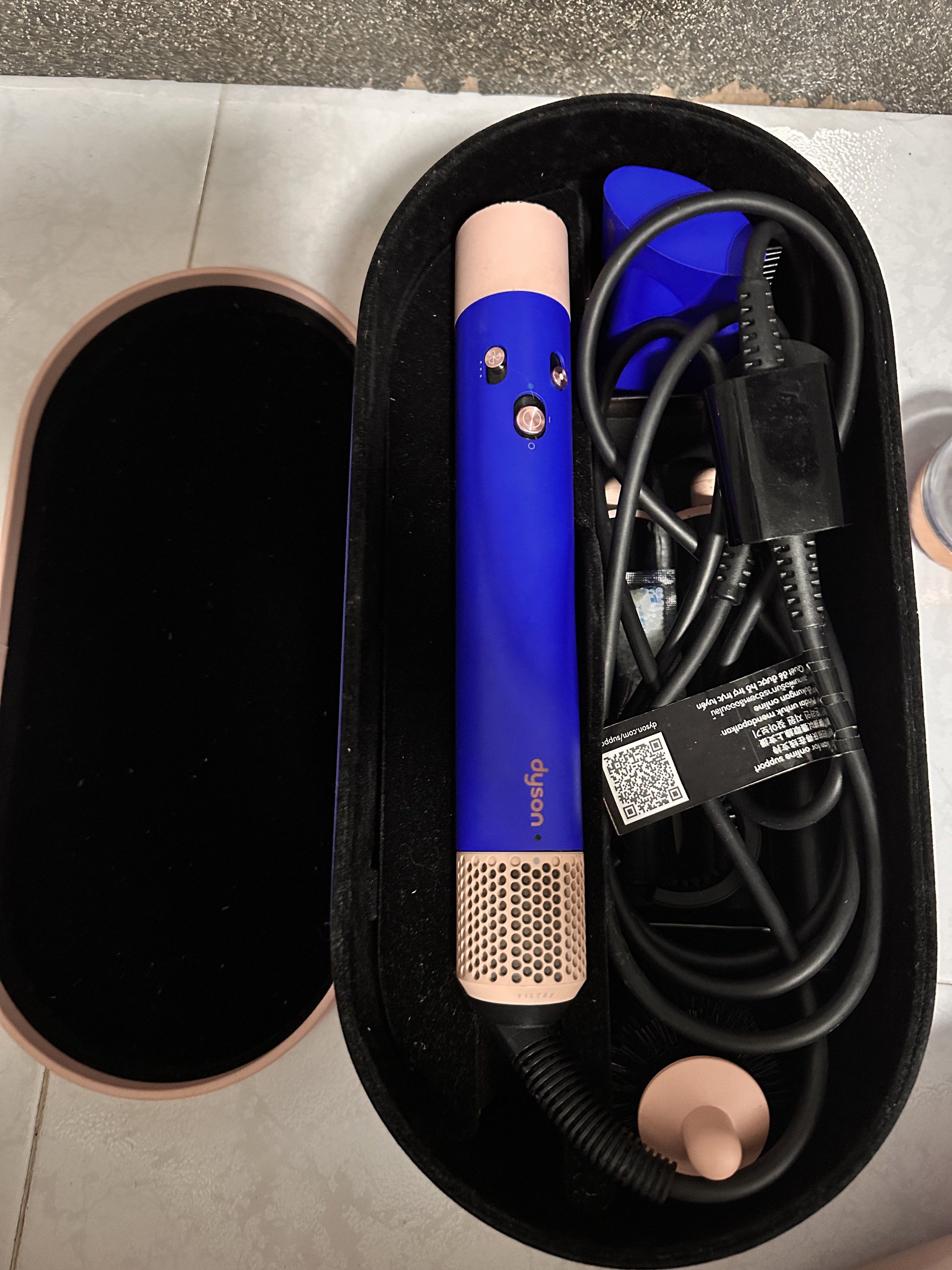 Dyson Airwrap Complete - Blue/Pink, Beauty & Personal Care, Hair ...