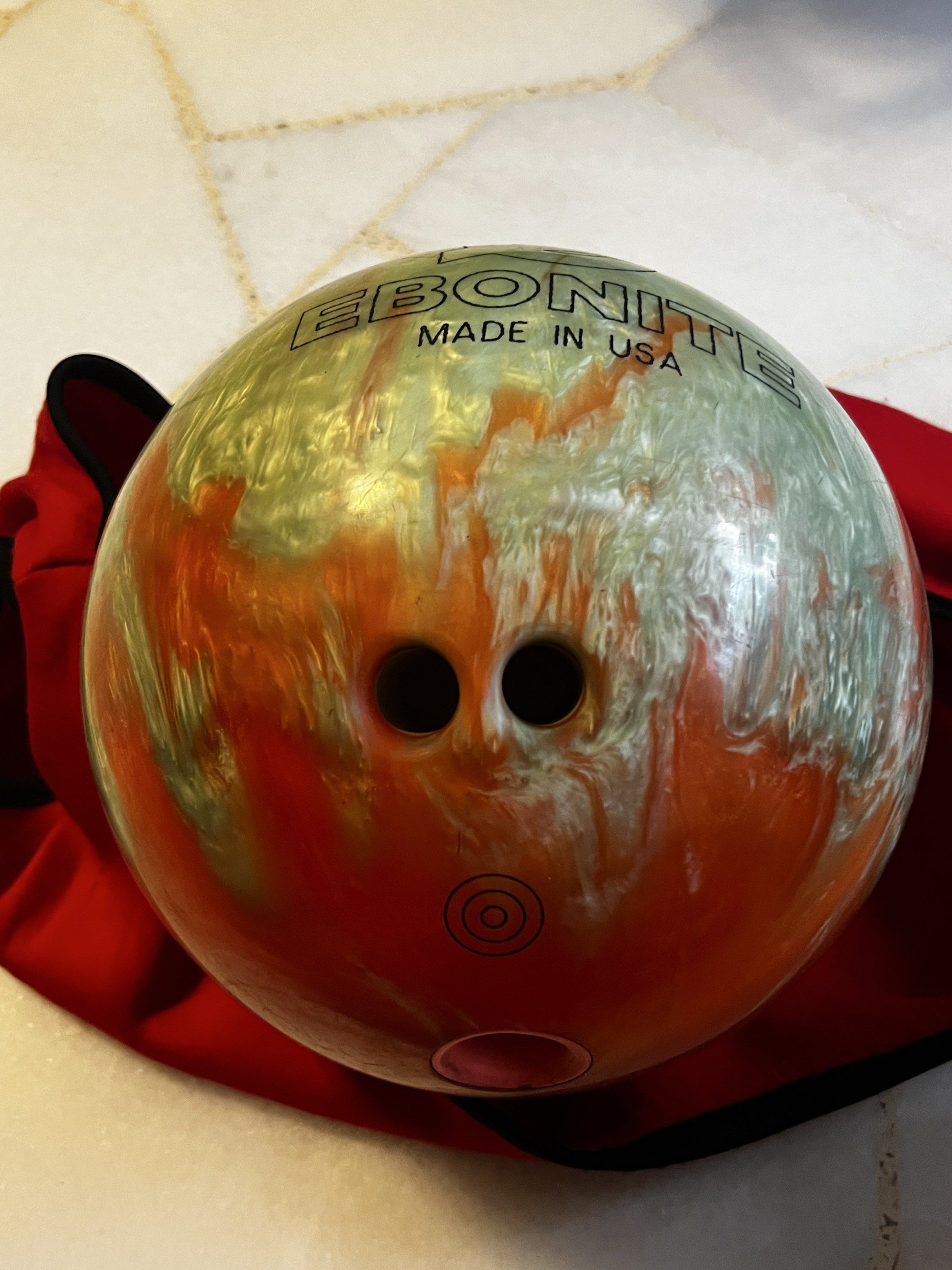 Ebonite Maxim Bowling Ball, Sports Equipment, Sports & Games, Billiards ...
