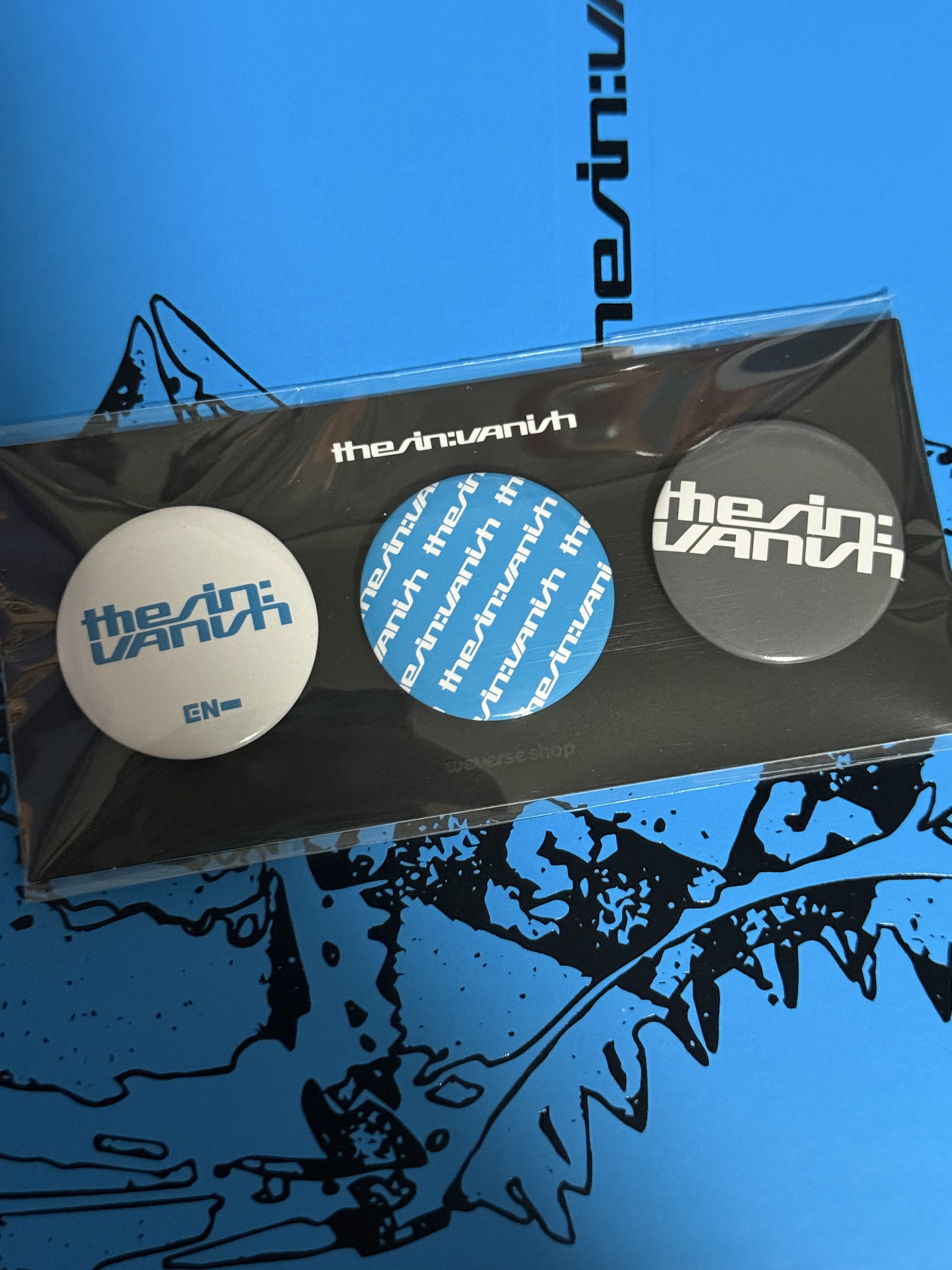 Enhypen The Sin: Vanish Weverse pob — logo pin button set, Hobbies ...