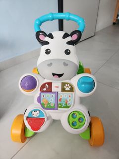 Fisher-Price Zebra Walker & Baby Walker, Babies & Kids, Infant Playtime ...