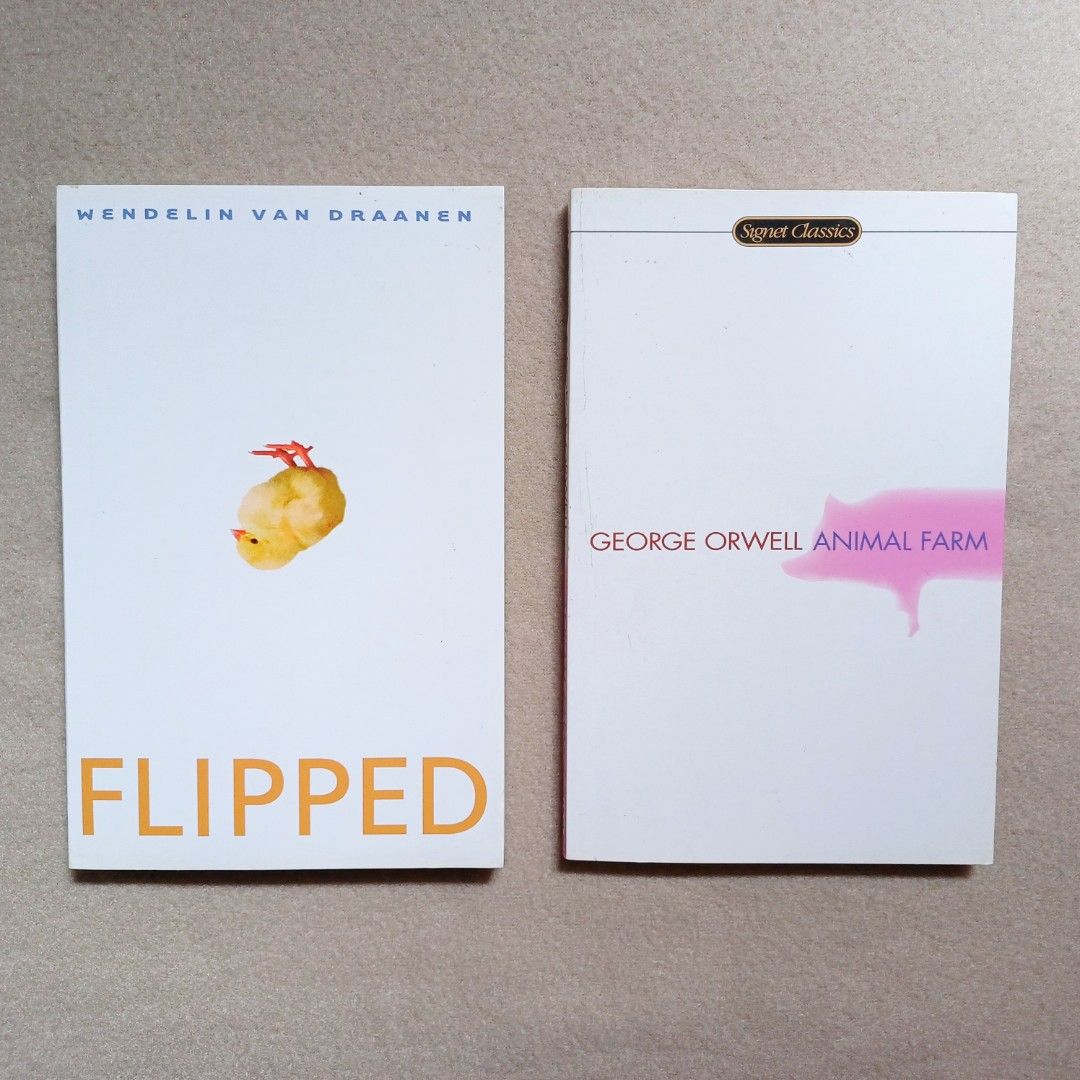 Flipped and Animal Farm Books, Hobbies & Toys, Books & Magazines ...