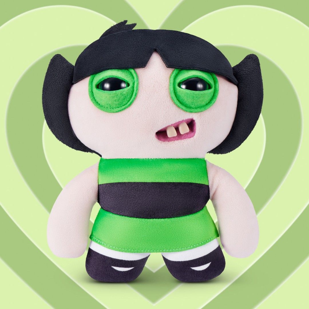 Zuru Fuggler x Powerpuff Girls - Buttercup 9-Inch Plush Toy, Hobbies ...