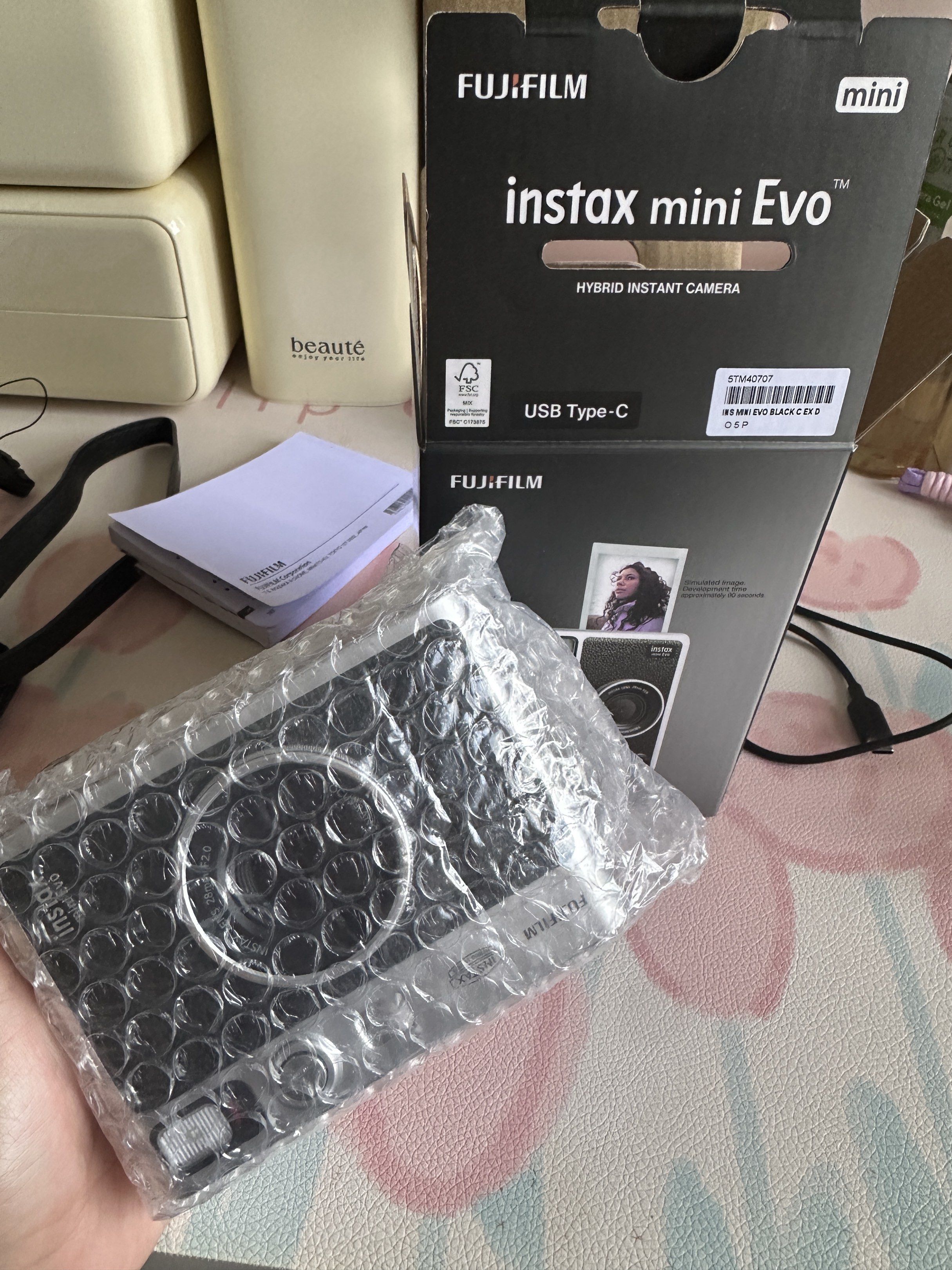 Fujifilm Instax Mini Evo Hybrid Instant Camera, Photography, Cameras on ...