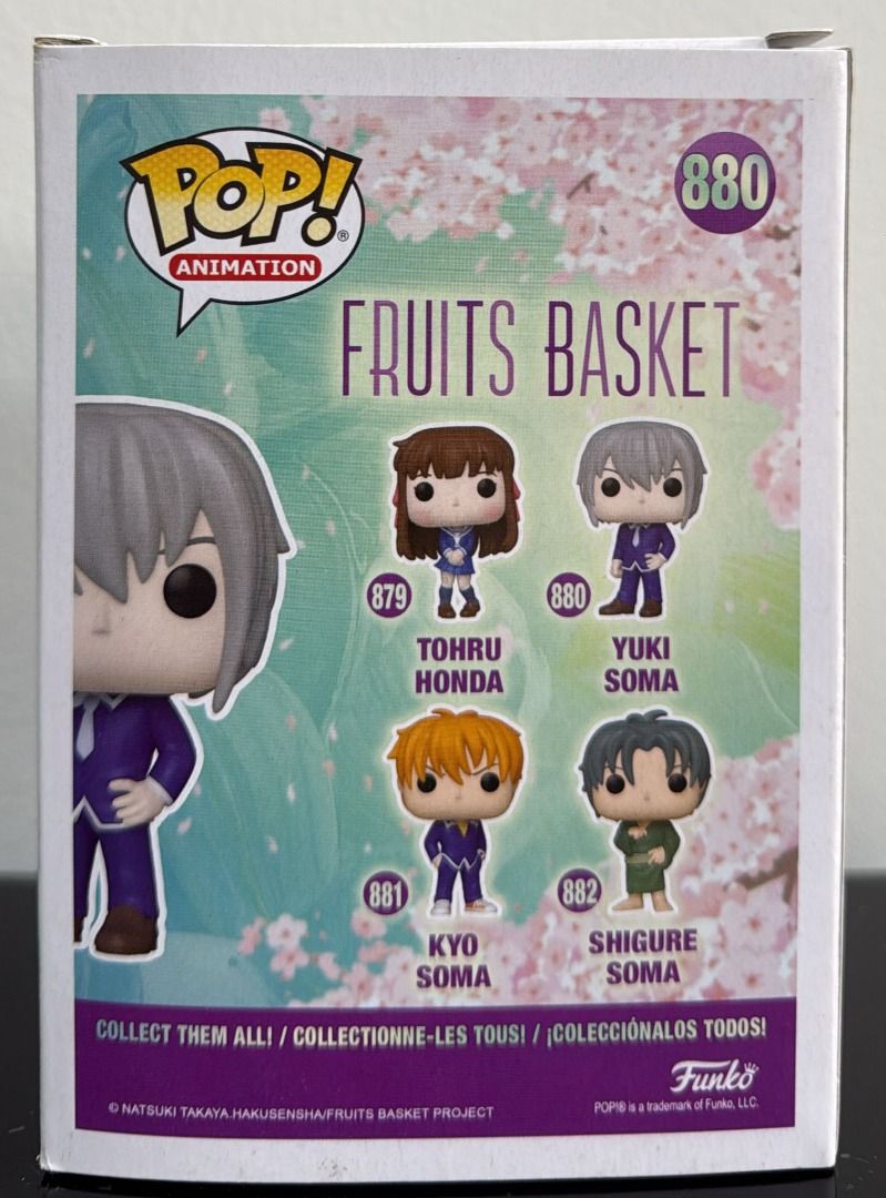 Funko Pop Animation : Fruits Basket - Yuki Soma (880), Hobbies & Toys ...