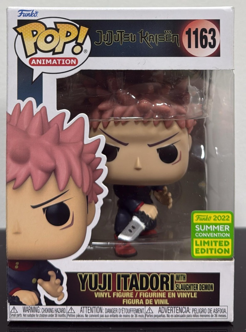 Funko Pop Animation : Jujutsu Kaisen - Yuji Itadori with Slaughter ...