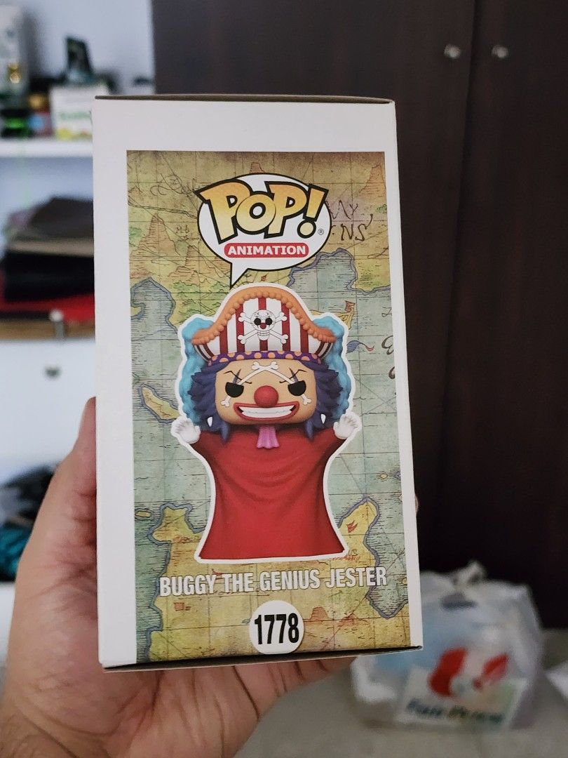Funko Pop! Animation: One Piece - Buggy the Genius Jester #1778 ...