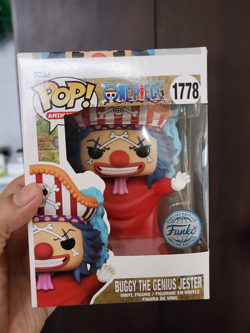 Funko Pop! Animation: One Piece - Buggy the Genius Jester #1778 ...