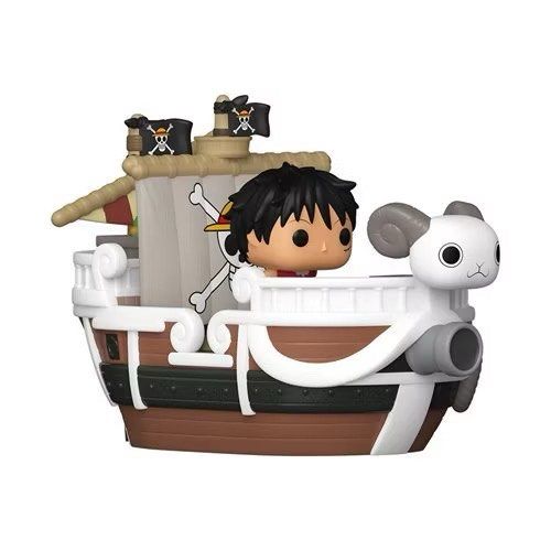 Authentic Funko Pop! Rides: Monkey D. Luffy & Going Merry, Hobbies ...